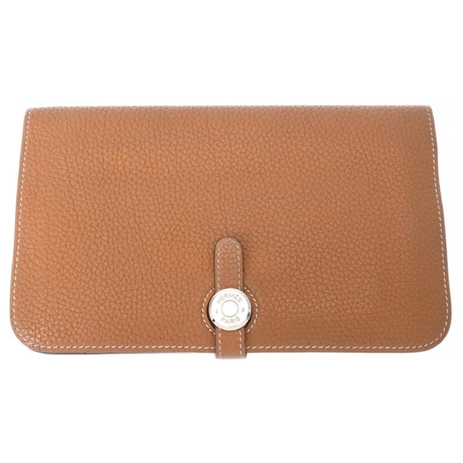 Hermès Hermes Dogon GM Gold Long Wallet (Sold) - Joli Closet