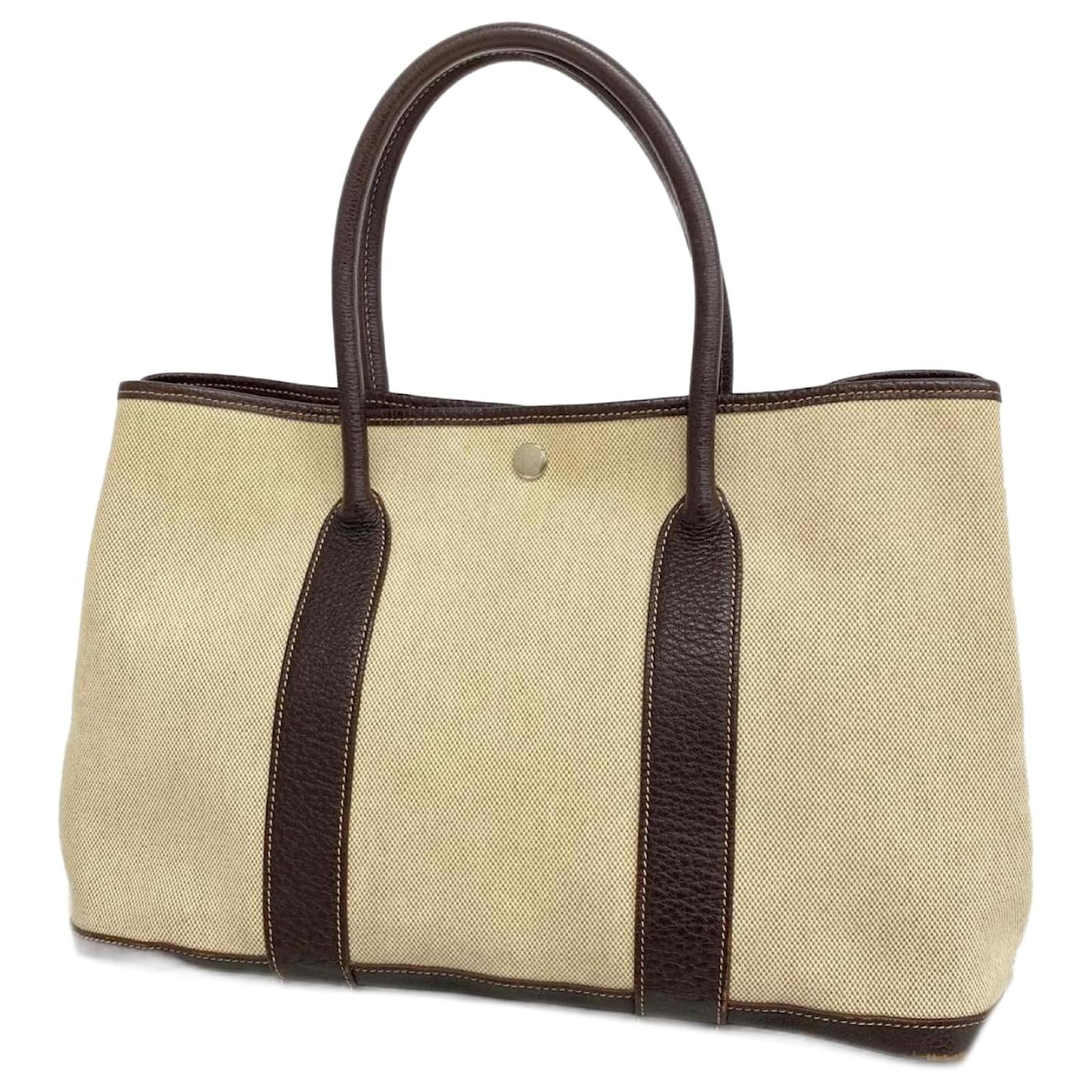 Hermès Hermes Brown Toile H Tote Bag Cloth ref.1482760 - Joli Closet