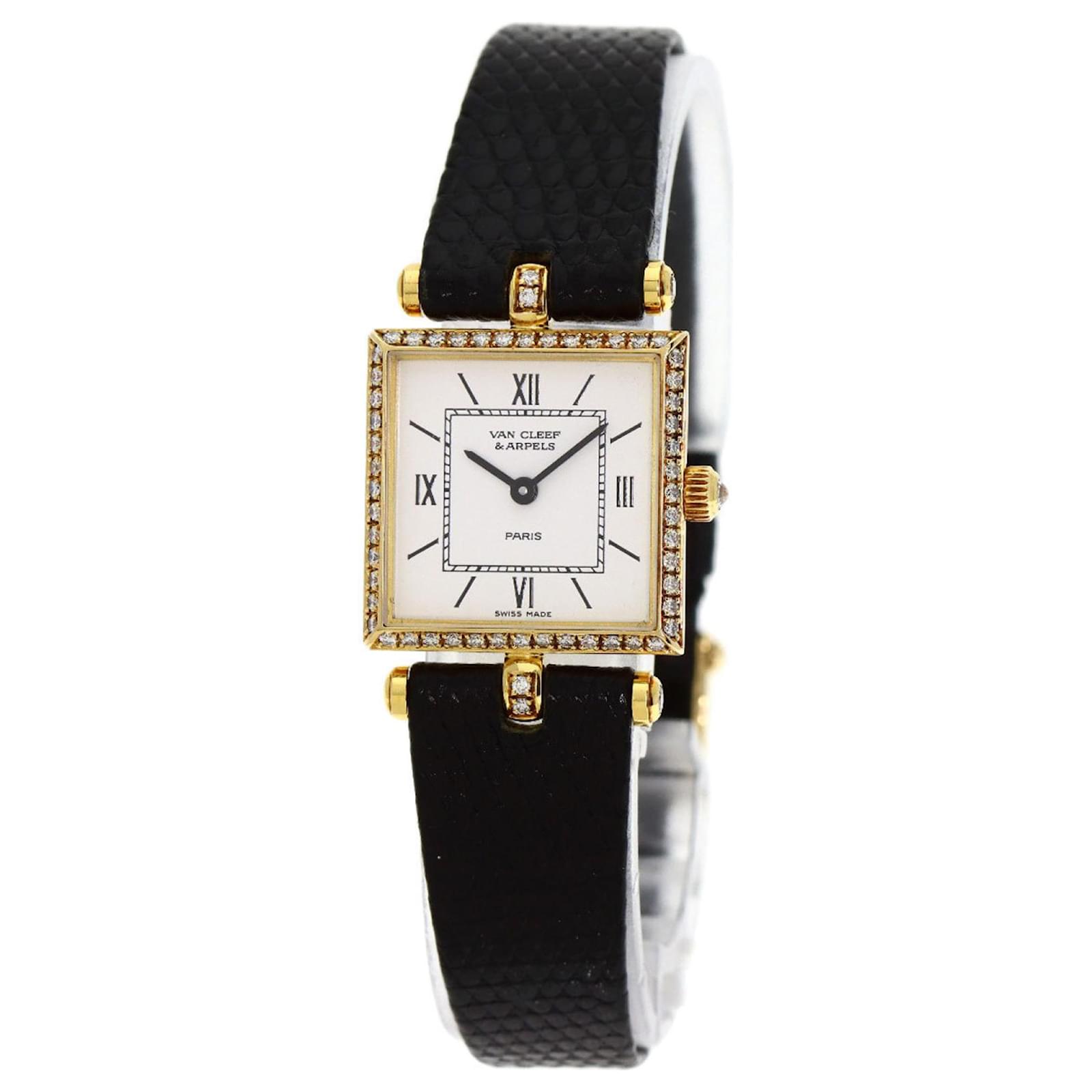 Van Cleef & Arpels Classic Square Diamond Watch (Sold) - Joli Closet