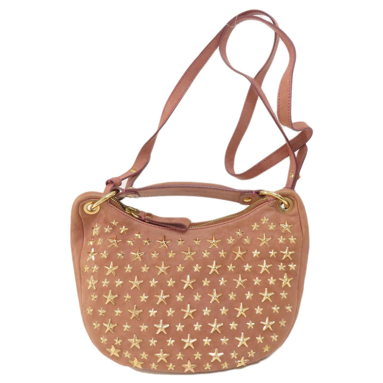 Jimmy Choo Stella Star Motif Handbag Pink Leather ref.JC1486762 (Sold ...