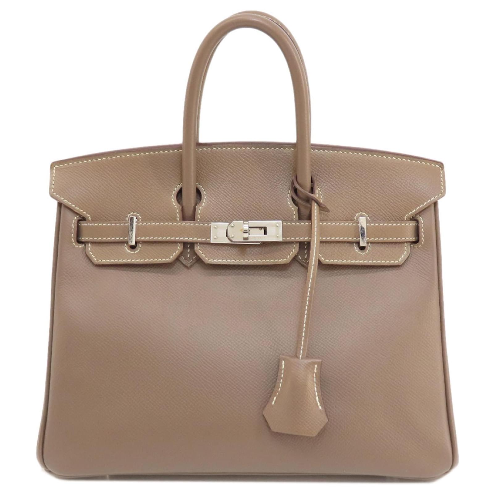 Hermès Hermes Birkin 25 Etoupe Handbag Taupe Leather ref.1487885 - Joli Closet