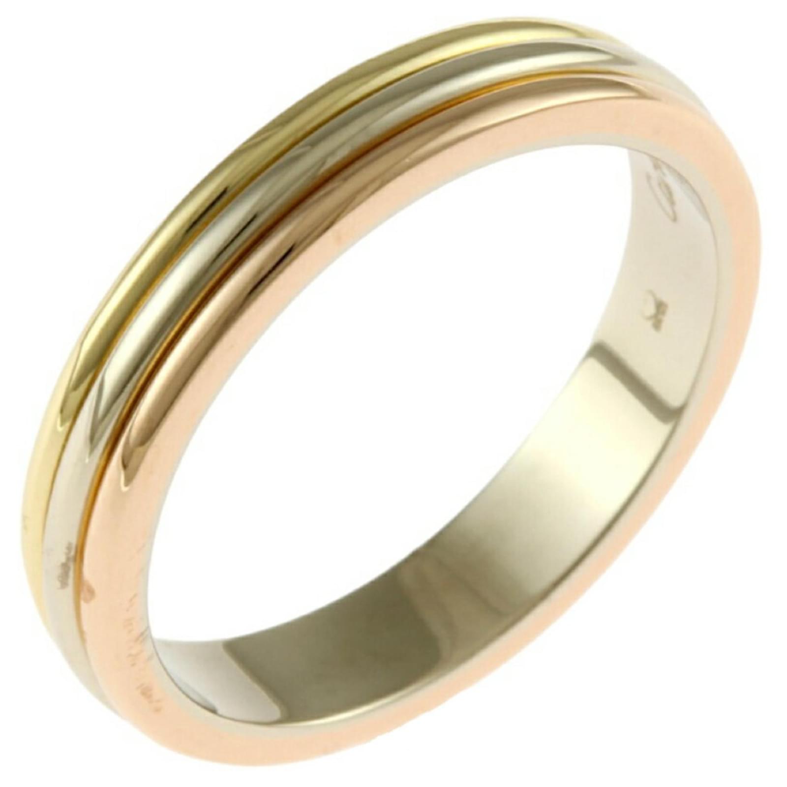 Cartier Trinity Wedding Ring White gold Yellow gold Pink gold ref ...