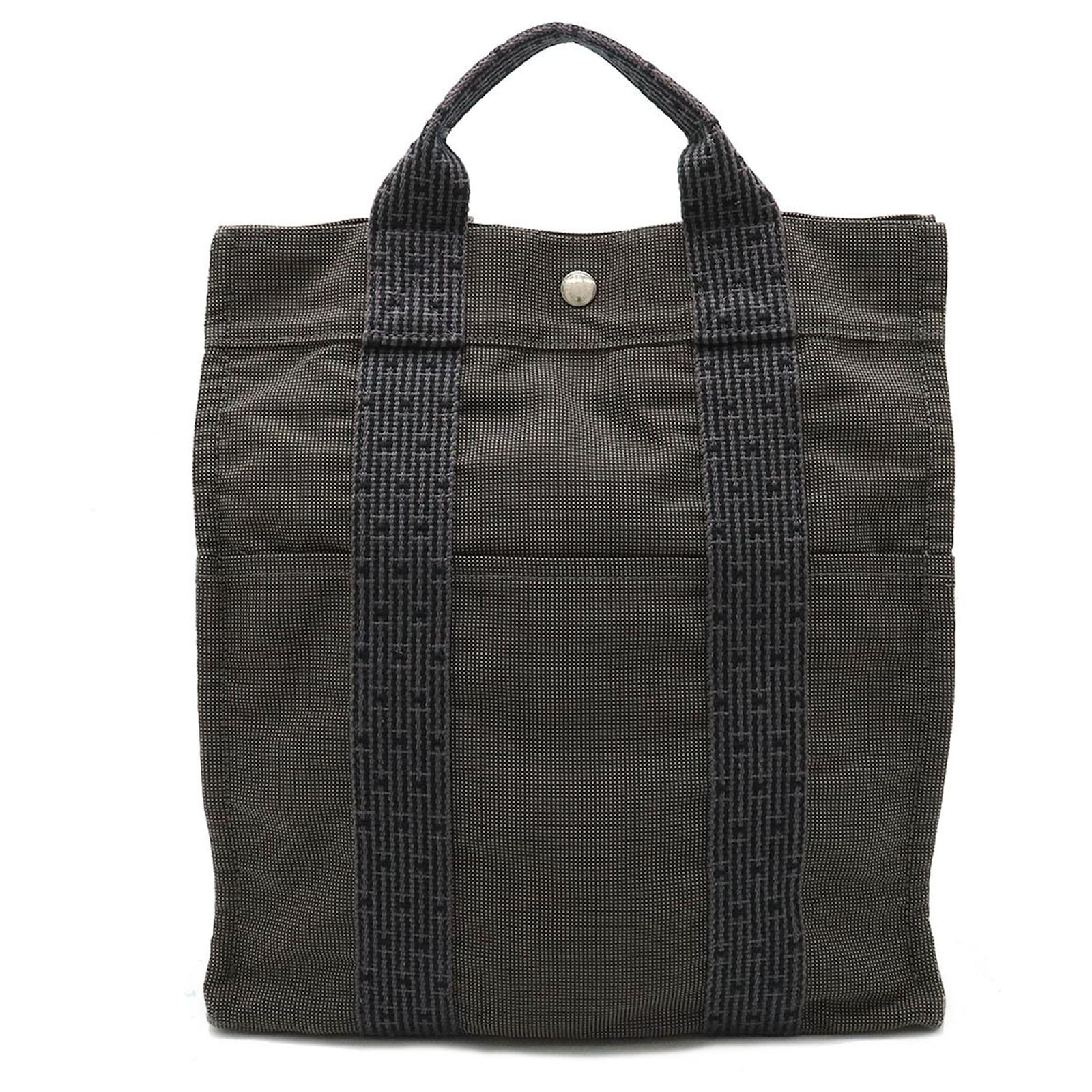 Hermès Hermes Air Line Sacado MM Rucksack Backpack Brown Cloth ref ...