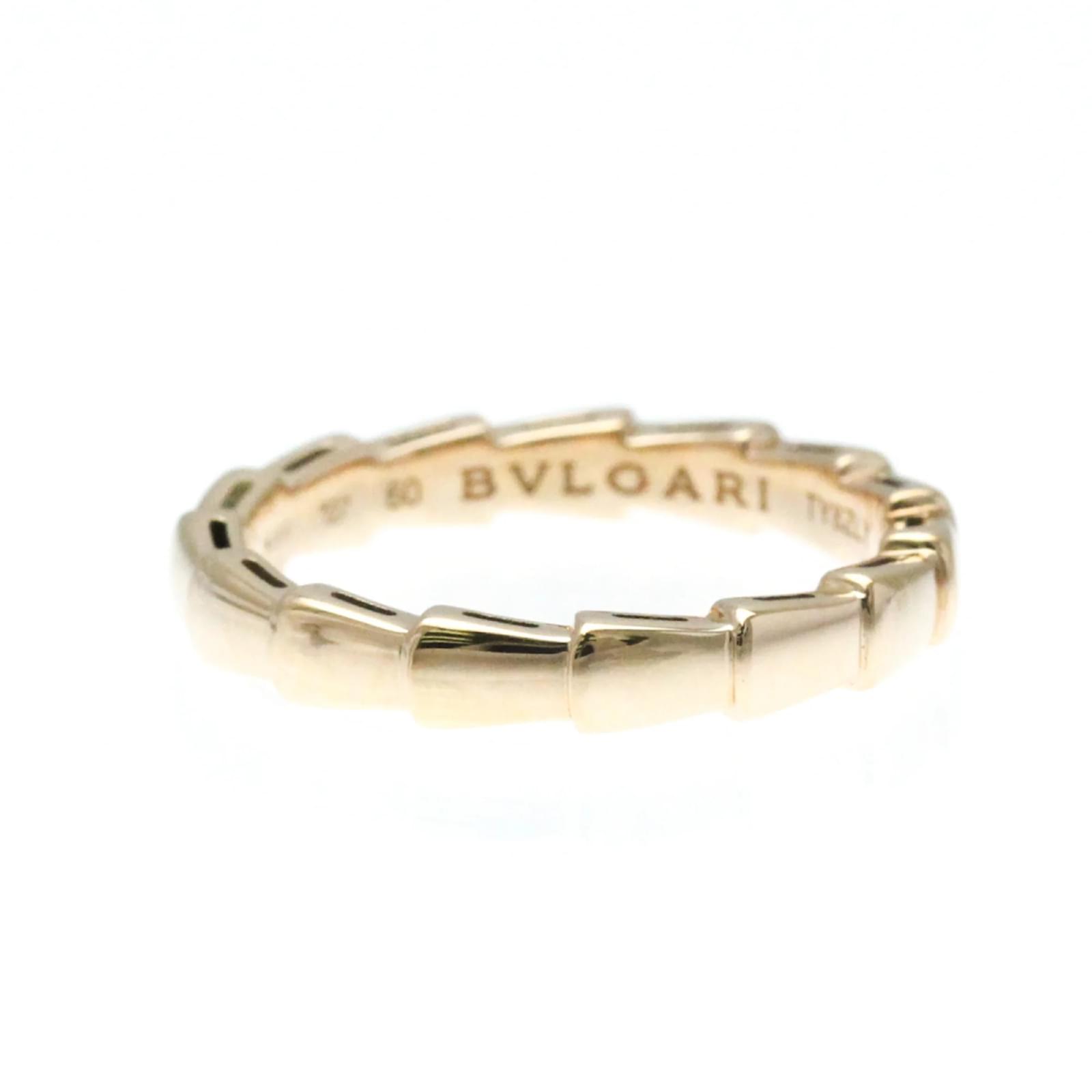 Bulgari Bvlgari Serpenti Viper Ring in Pink Gold Golden ref.1491198 ...