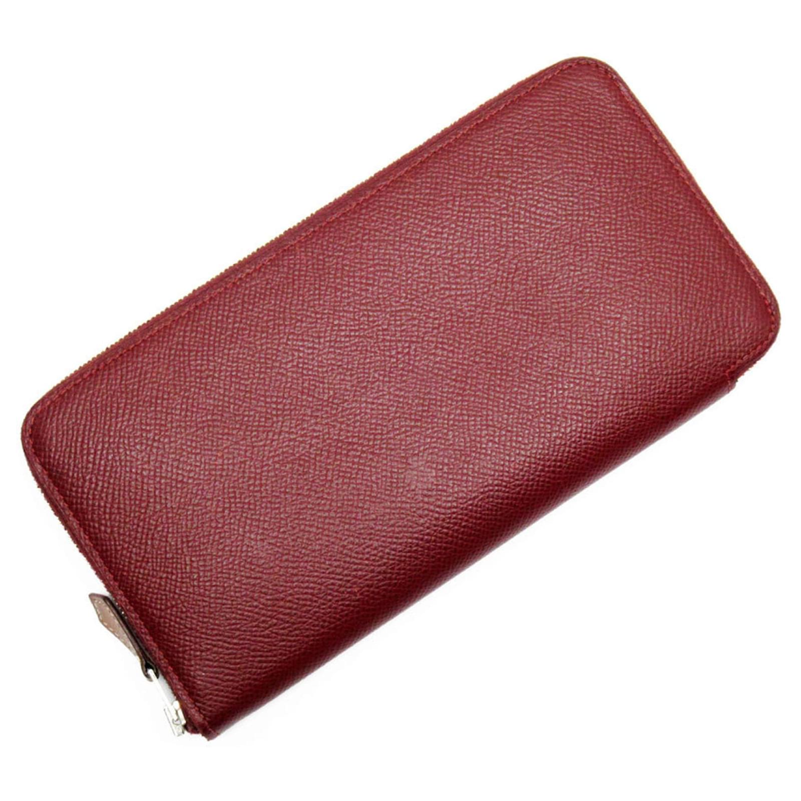 Hermes Burgundy Wallet Hermès Kelly Long Wallet Ruby Red Epsom PHW ...