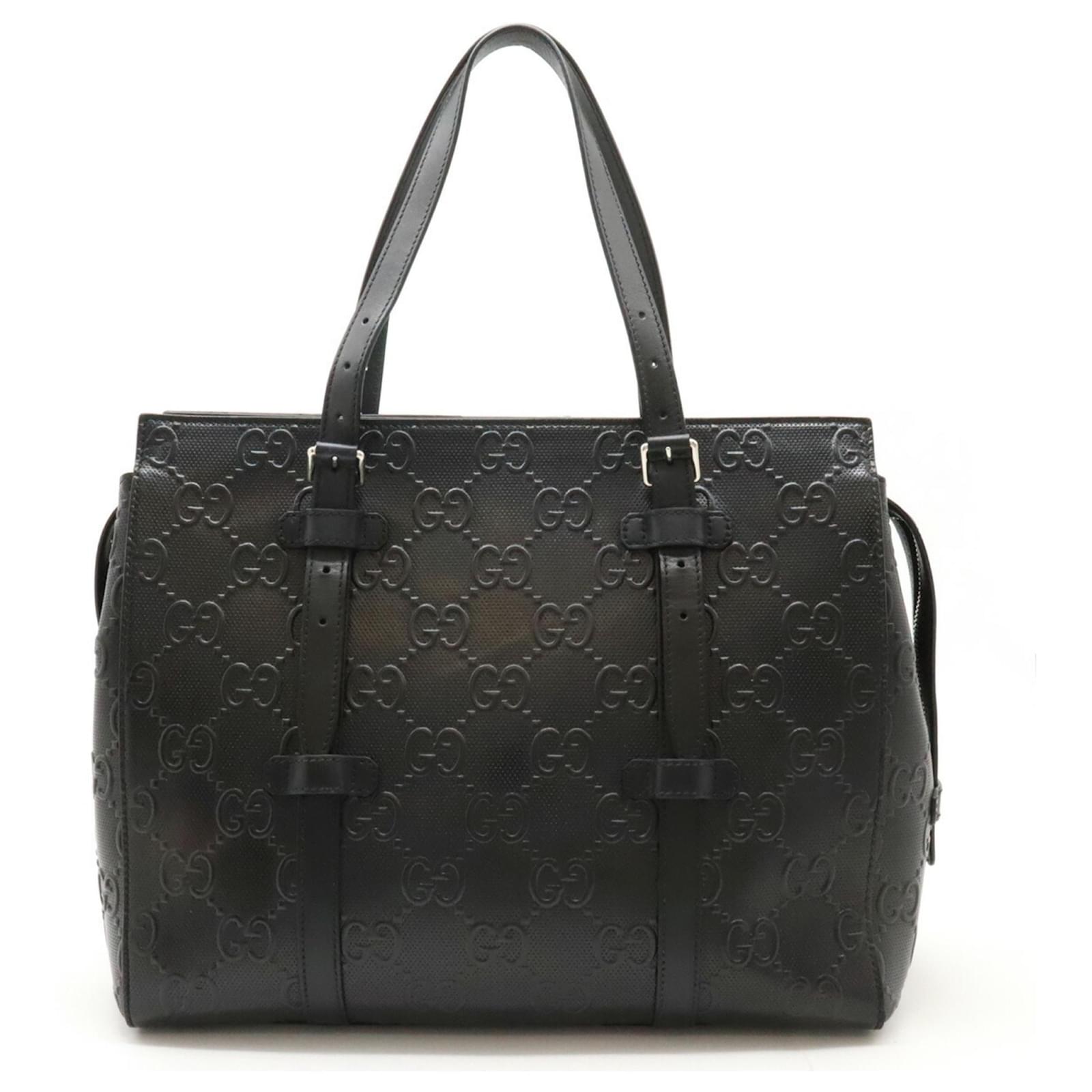 Gucci GG Embossed Leather Tote Bag (Sold) - Joli Closet