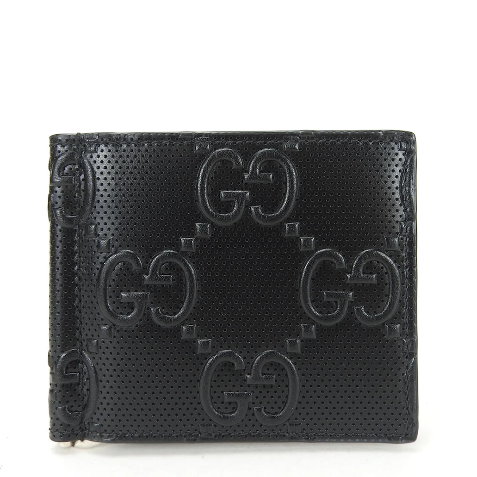 Gucci GG Embossed Black Money Clip ref.1493708 - Joli Closet