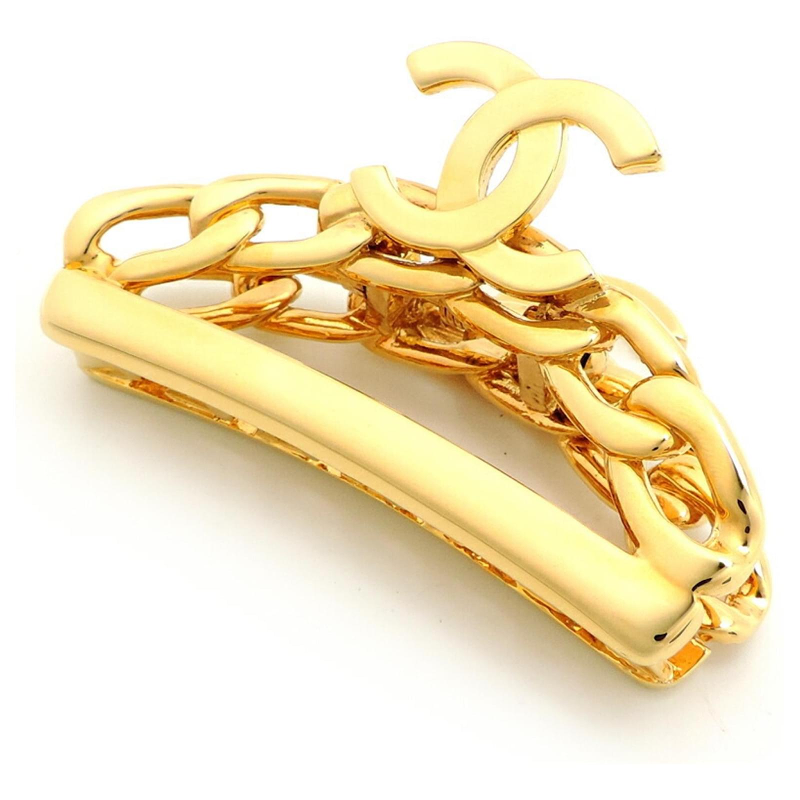 Chanel Coco Mark Hair Clip Metal ref.1494904 - Joli Closet