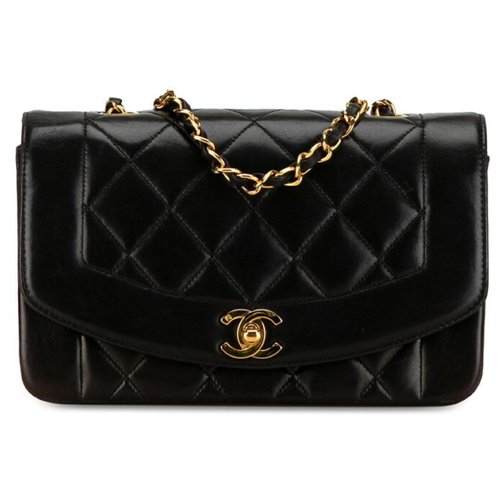 Chanel Diana Black Leather ref.1494945 - Joli Closet