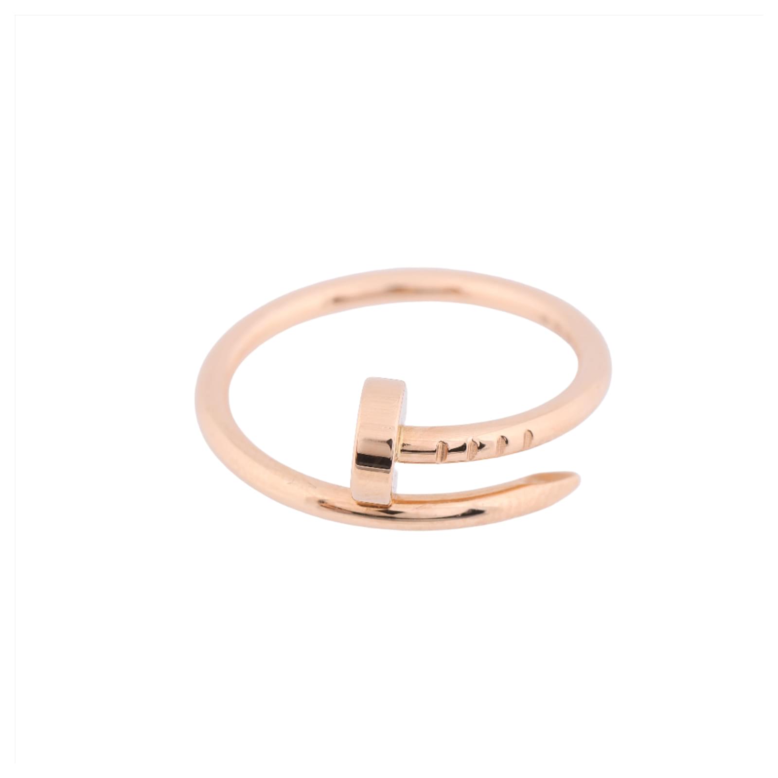 CARTIER Juste un Clou Ring SM 750 PG 3.3g 50 CRB4225850 Pink Rosegold ref.1495079 Joli Closet