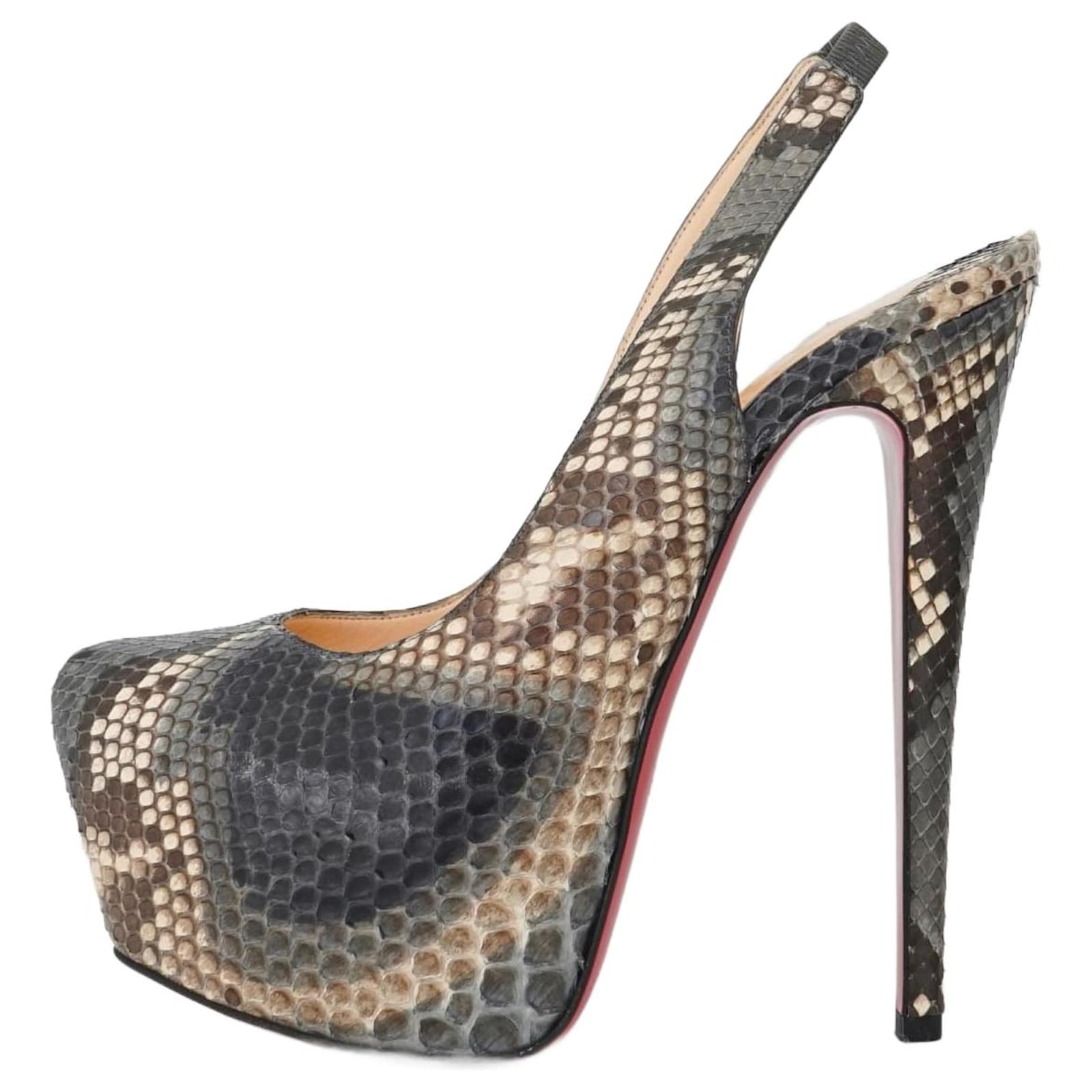 Christian Louboutin Heels Multiple colors Python ref.1498190 - Joli Closet