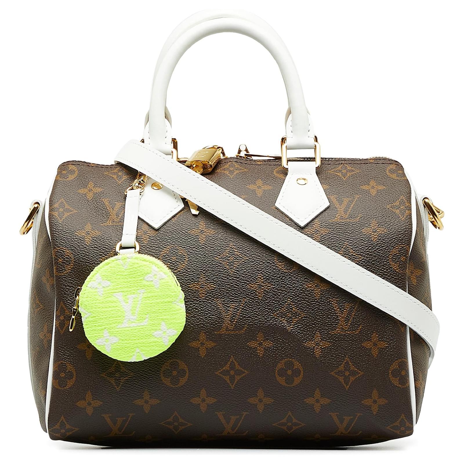Brown Louis Vuitton Monogram LV Match Speedy Bandouliere 25 Satchel ...