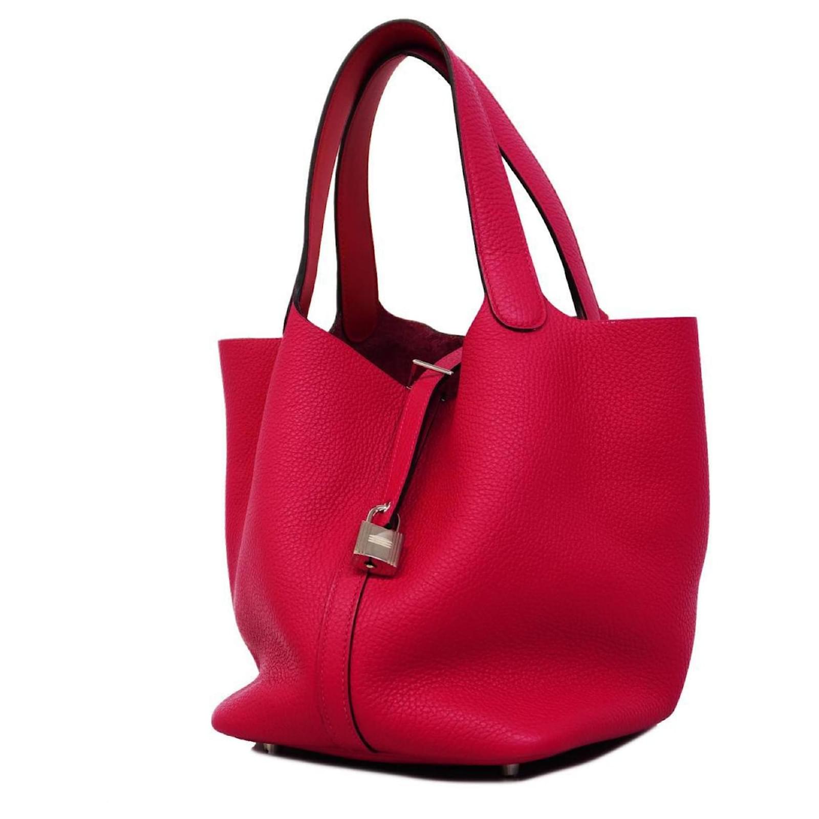 Hermès Hermes Picotin Lock MM Handbag Leather ref.1502423 - Joli Closet