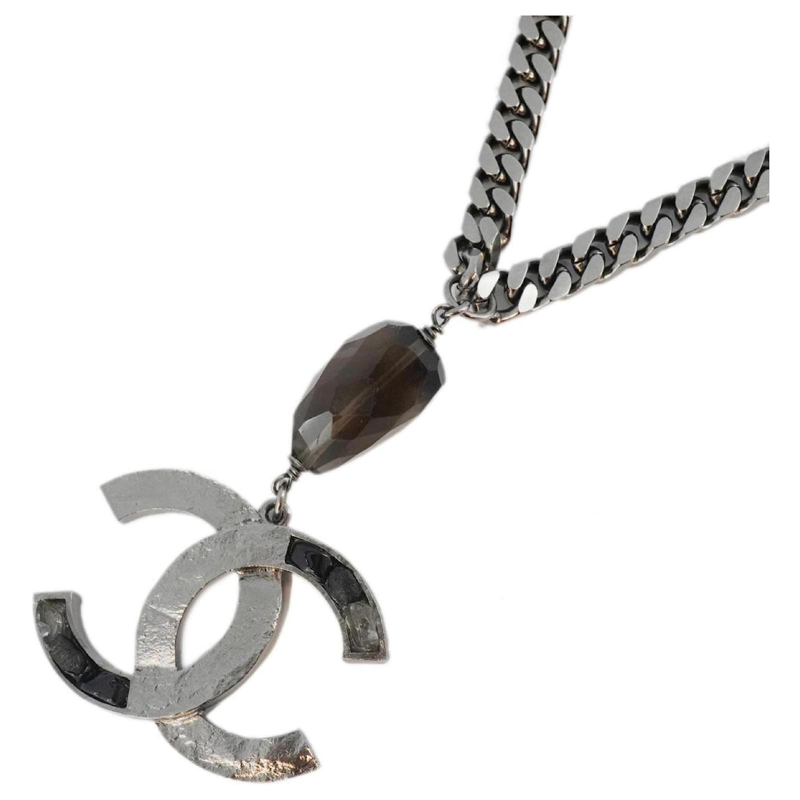 Chanel Necklace Coco Mark Lava Motif Metal ref.1502677 - Joli Closet