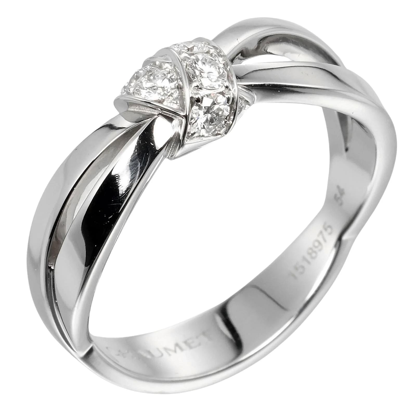 Chaumet Lien Seduction Band Ring White gold ref.1503421 - Joli Closet