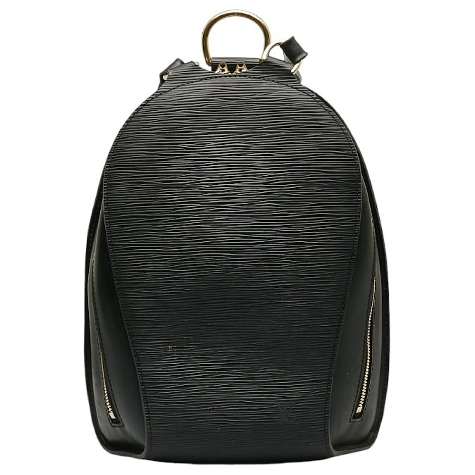 Louis Vuitton Epi Mabillon Rucksack Backpack Black Leather ref.1504253 ...
