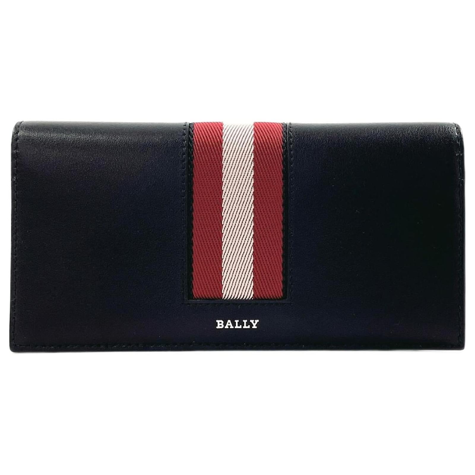 Bally Baliro Long Wallet Black Leather ref.1504969 - Joli Closet