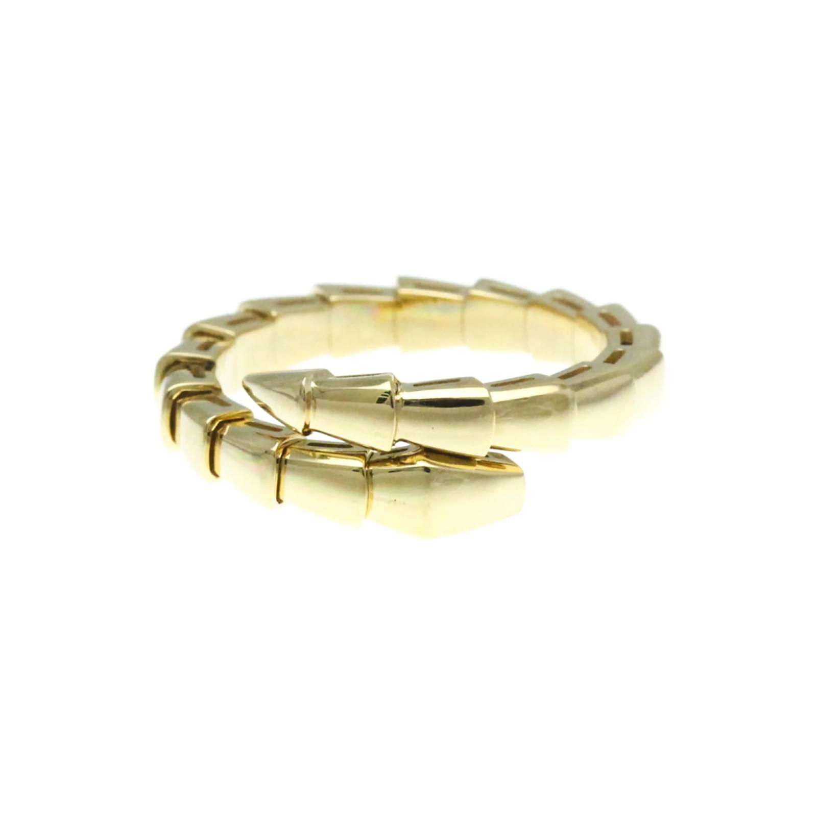 Bulgari Bvlgari Serpenti Viper Ring in Yellow Gold Golden ref.1505331 ...