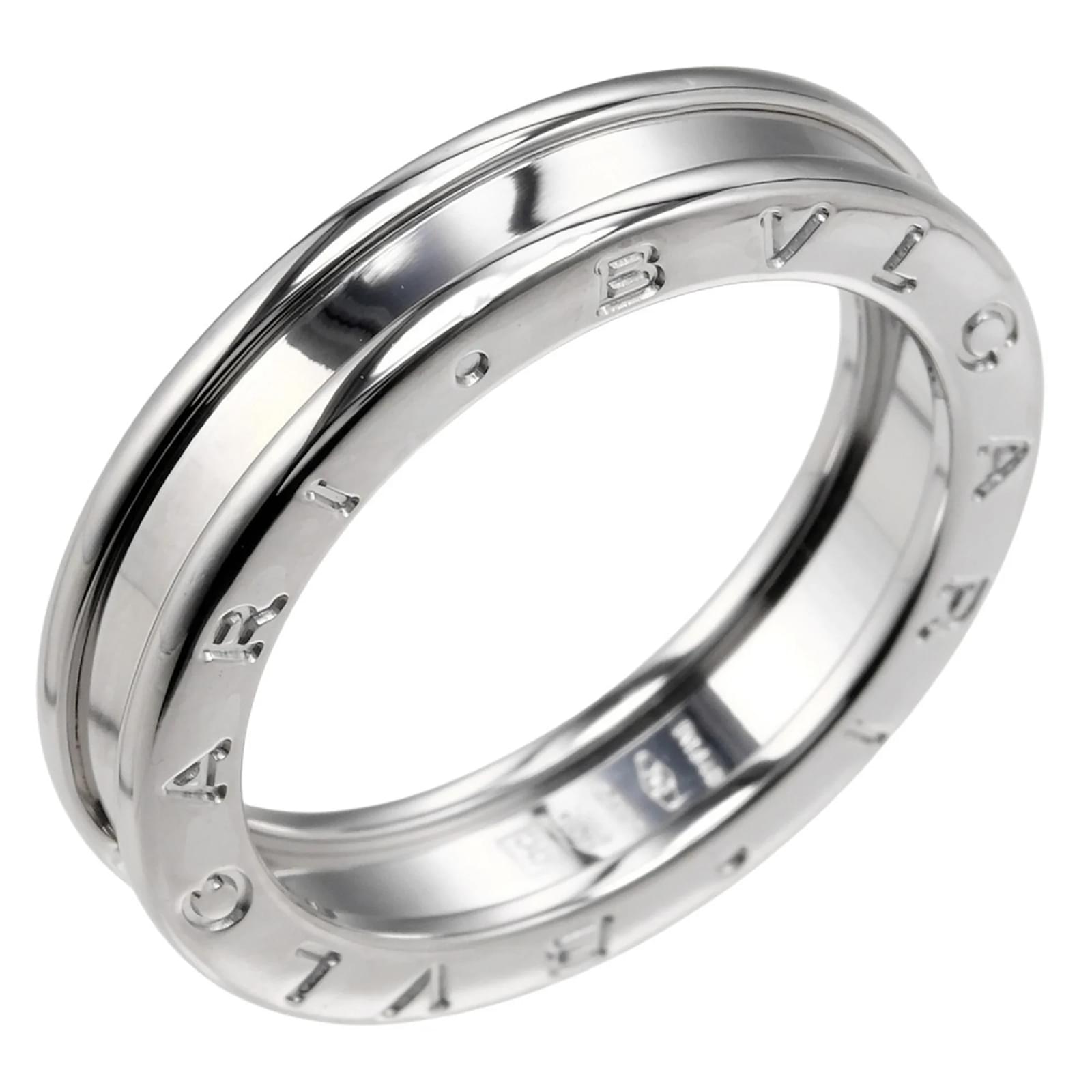 Bulgari Bvlgari BVLGARI B Zero One Ring in White Gold Golden ref.1507193 - Joli Closet