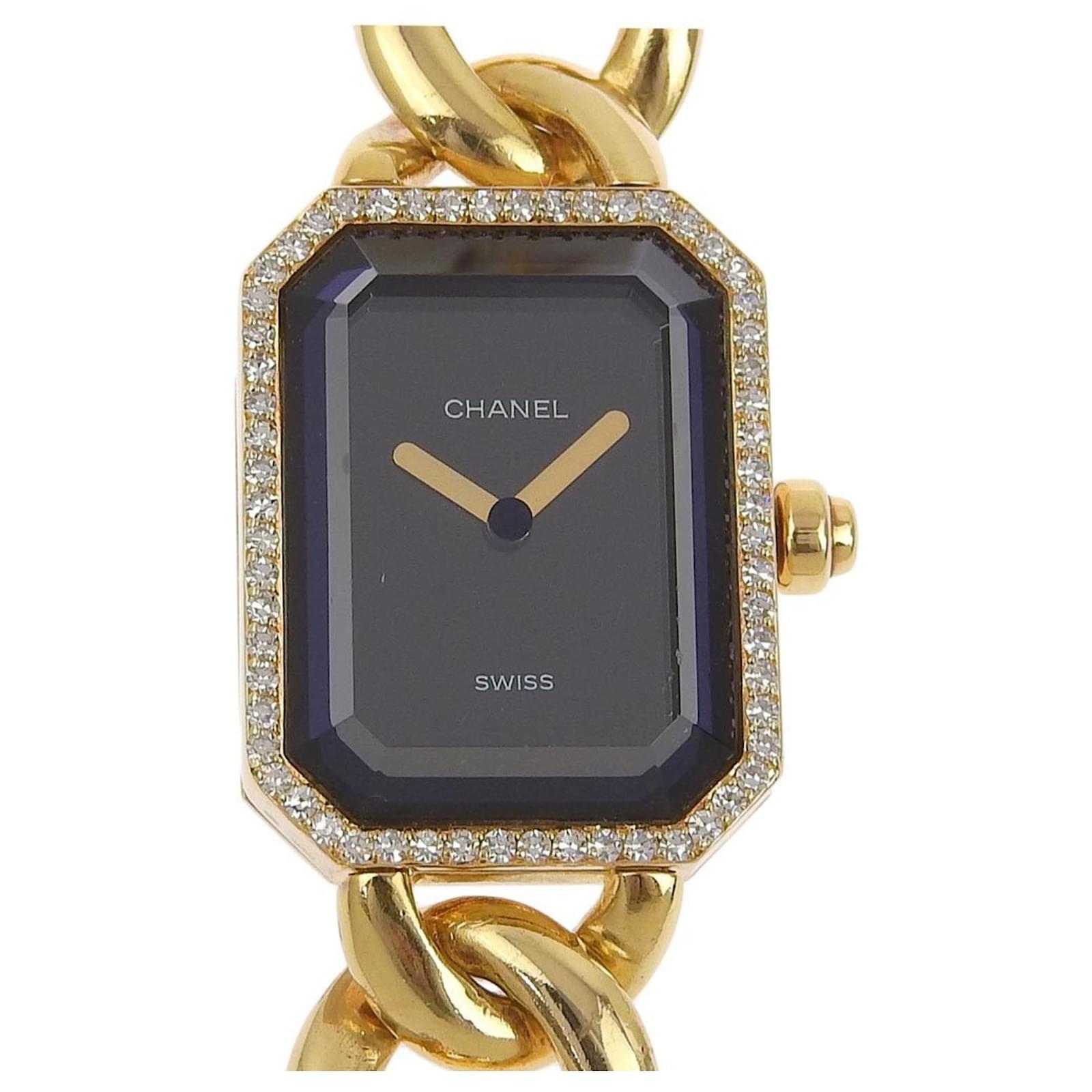 Première Chanel Premiere XL Watch with Diamond Bezel Yellow ref.1507222 ...