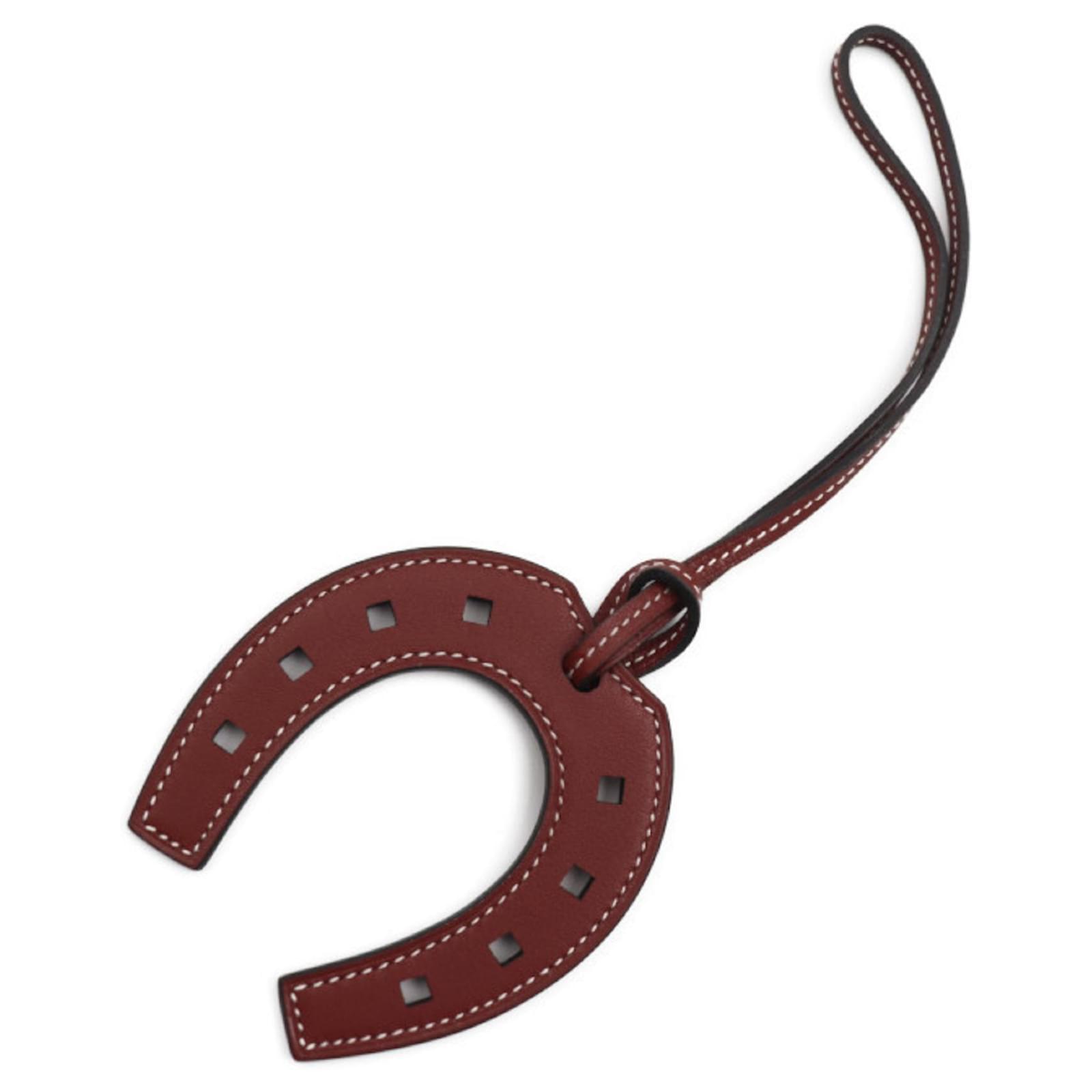 Hermès Hermes Paddock Faire a Cheval Bag Charm Red Leather ref.1507644 ...
