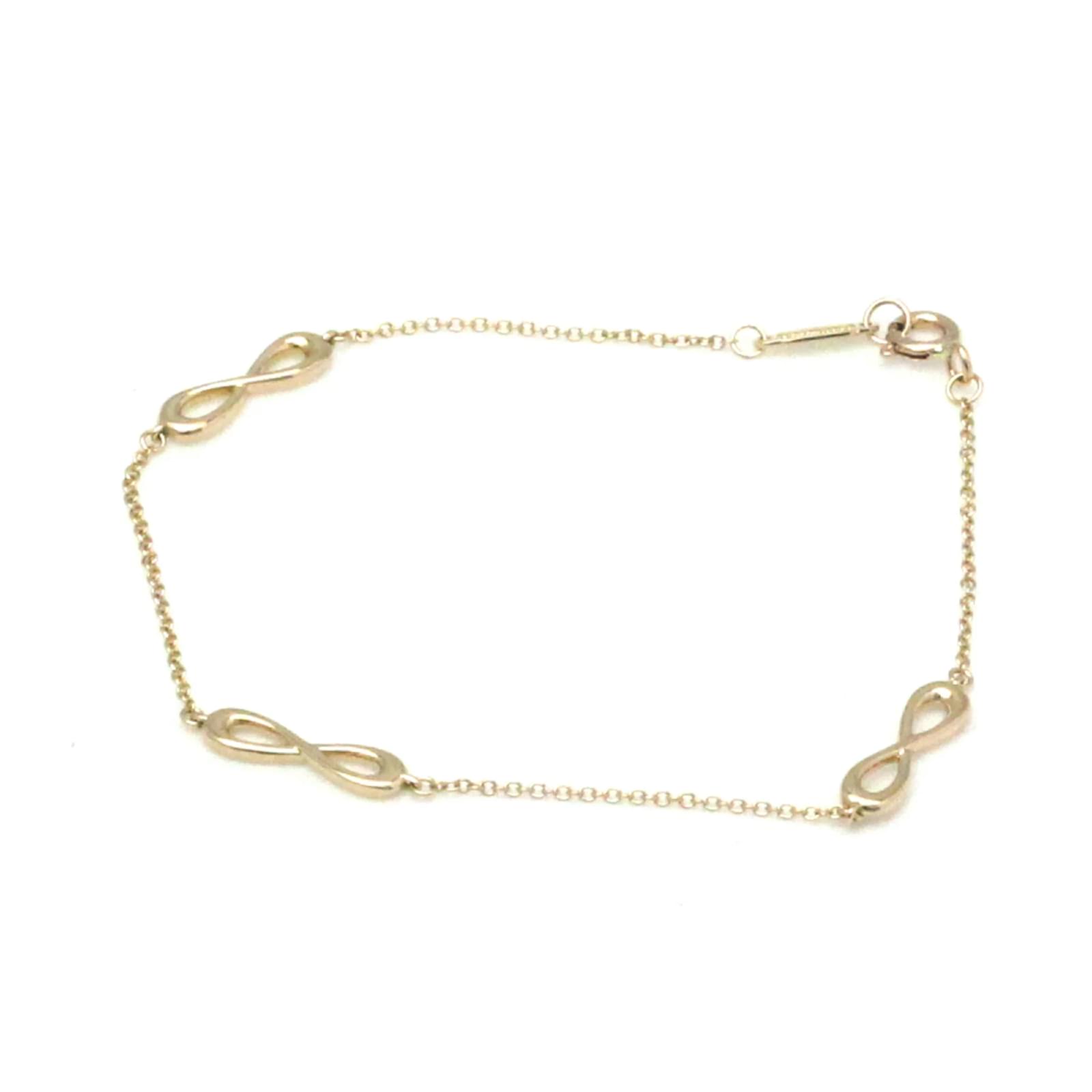 Tiffany Co Tiffany Infinity Armband aus Rosegold Golden ref.1507660 Joli Closet
