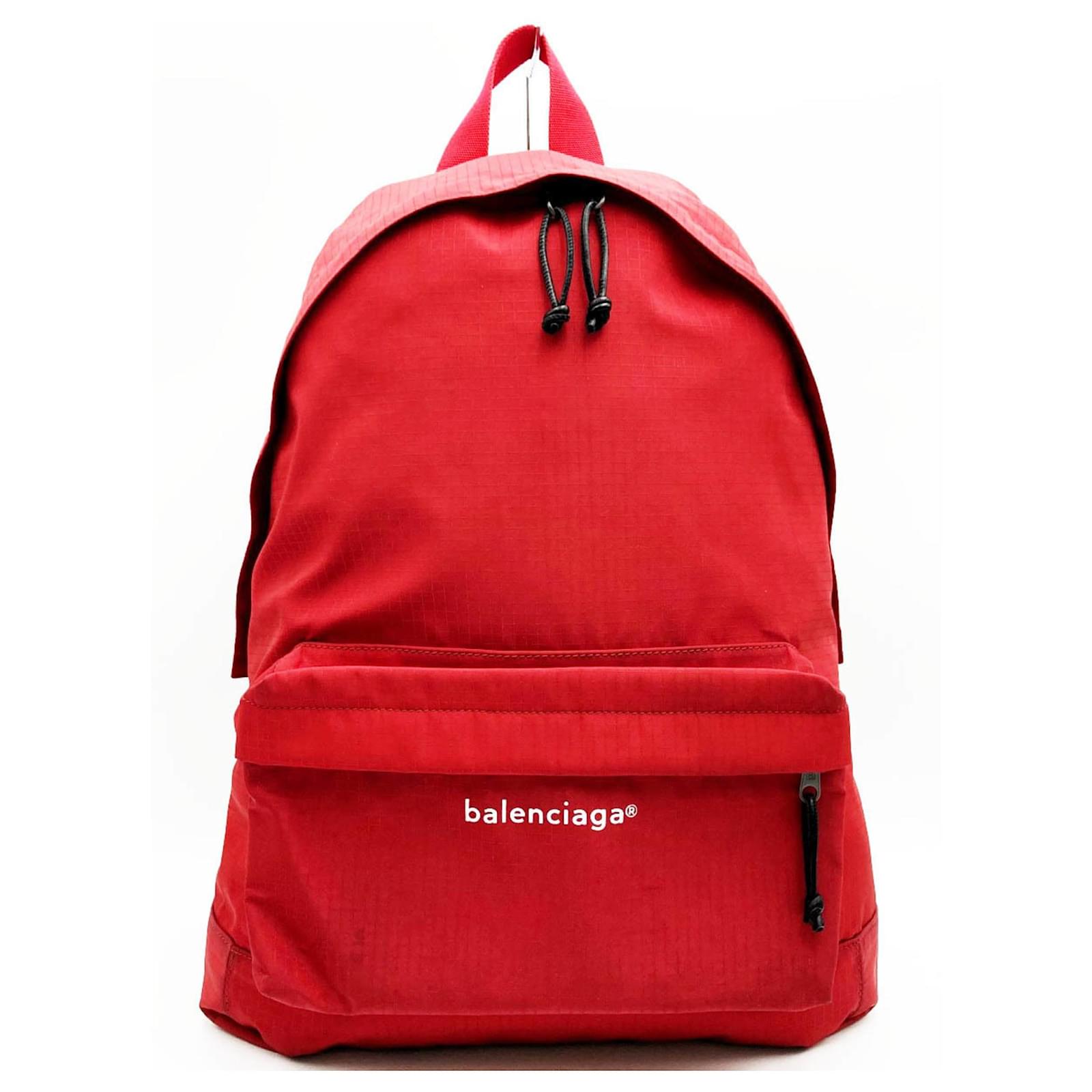 Balenciaga Rucksack Explorer Backpack Red Nylon ref.1507763 - Joli Closet