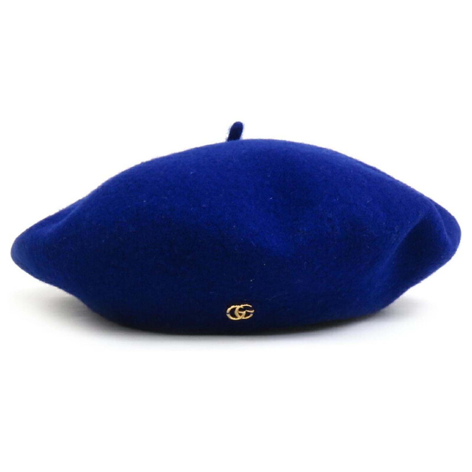 Gucci Blue Wool Beret ref.1507895 - Joli Closet