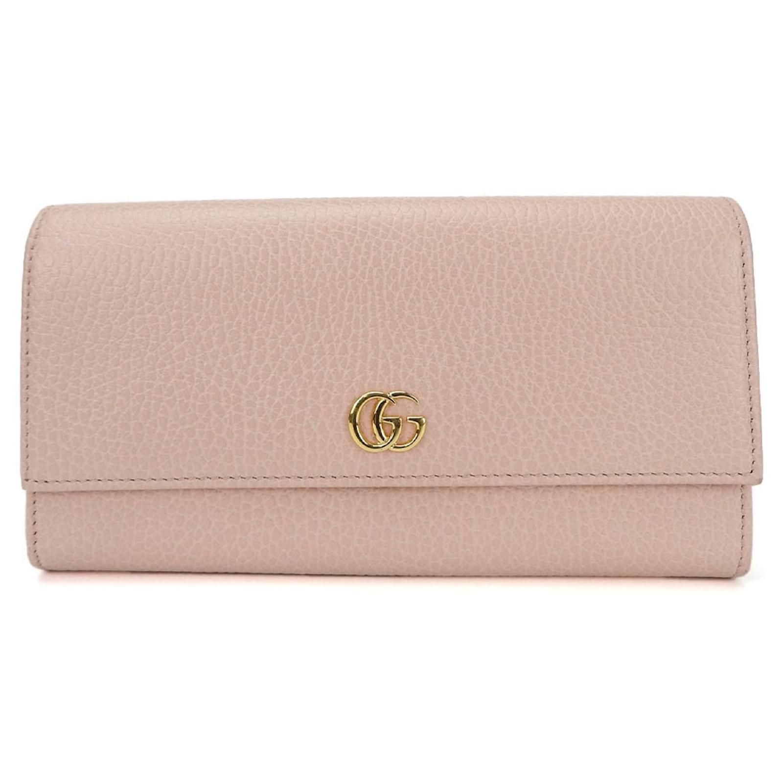 Gucci Pink Leather Bi-Fold Long Wallet ref.1507954 - Joli Closet