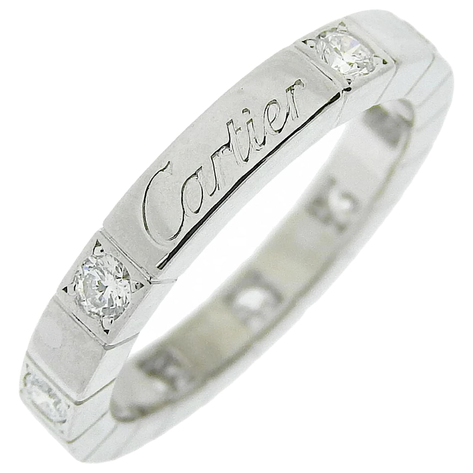 Cartier Lanieres Bandring aus 18K WeiBgold mit Diamant