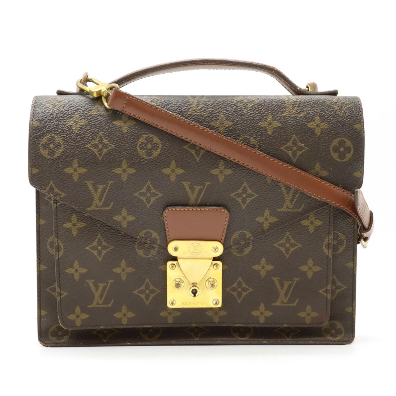 Louis Vuitton Monogram Monceau 28 Handbag Patent leather ref.1508866 ...