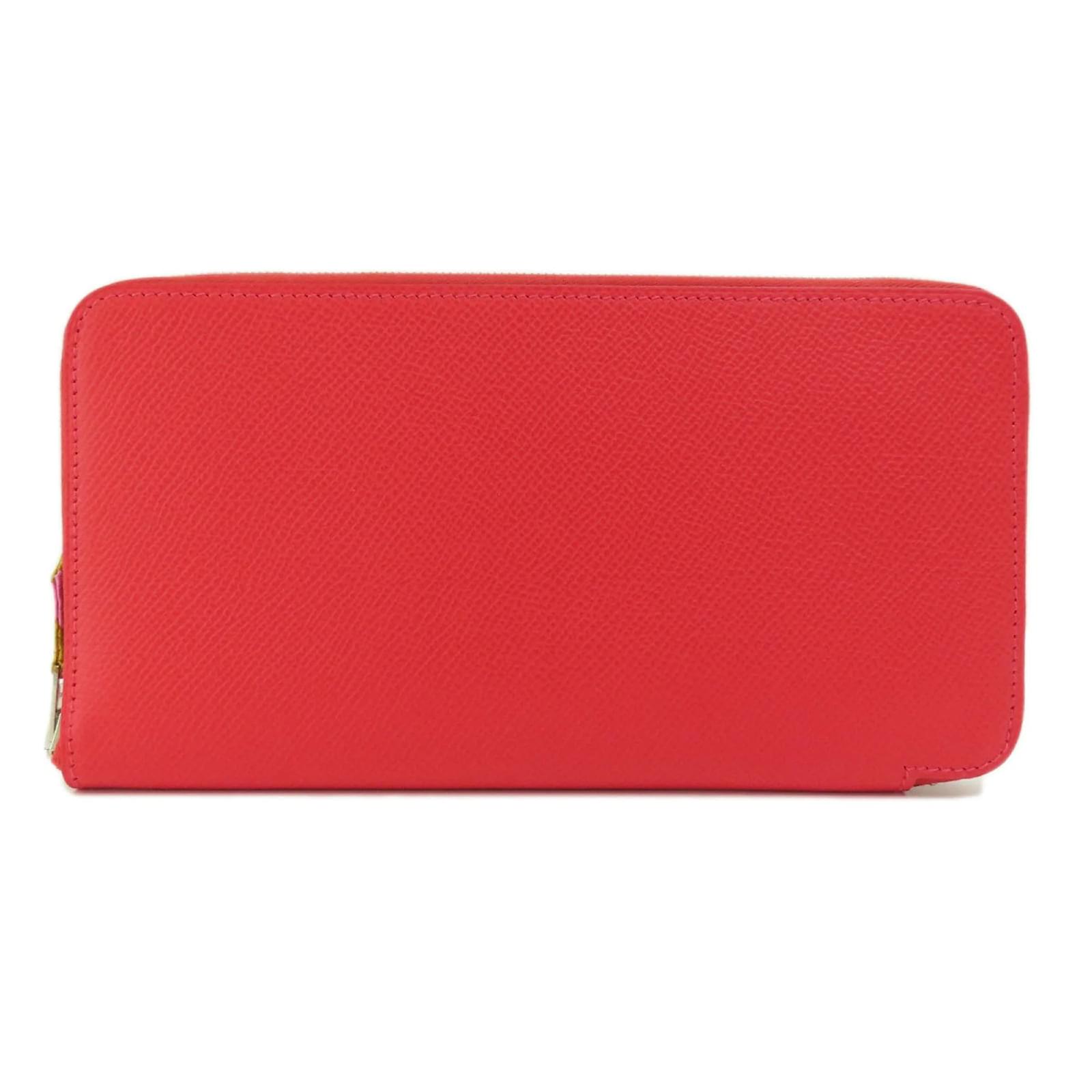 Hermès Hermes Azap Silk Long Wallet in Red Leather ref.JC1509442 (Sold ...