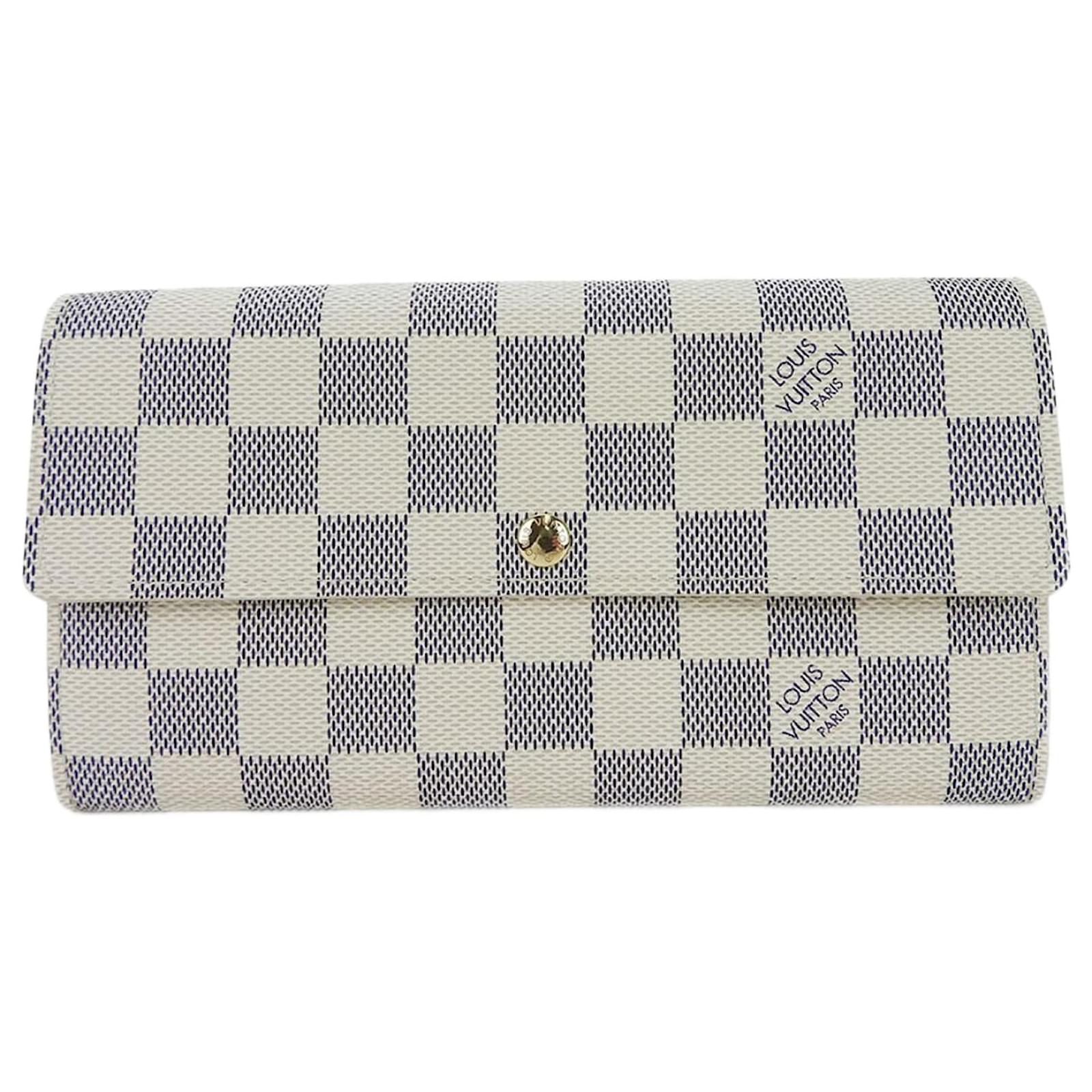 Louis Vuitton Damier Azur Long Wallet Cloth ref.1509503 - Joli Closet