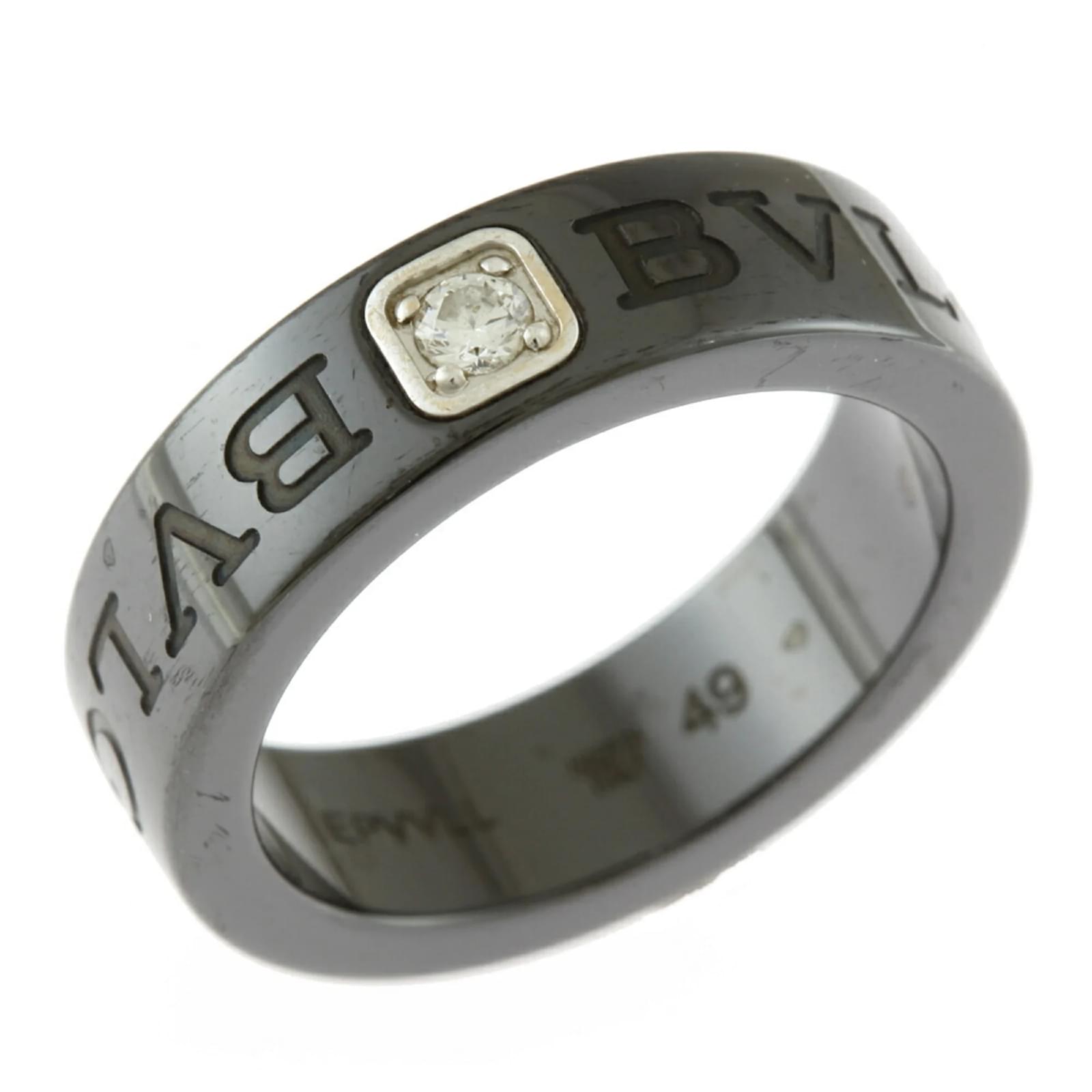 Bvlgari Keramik und Diamantring
