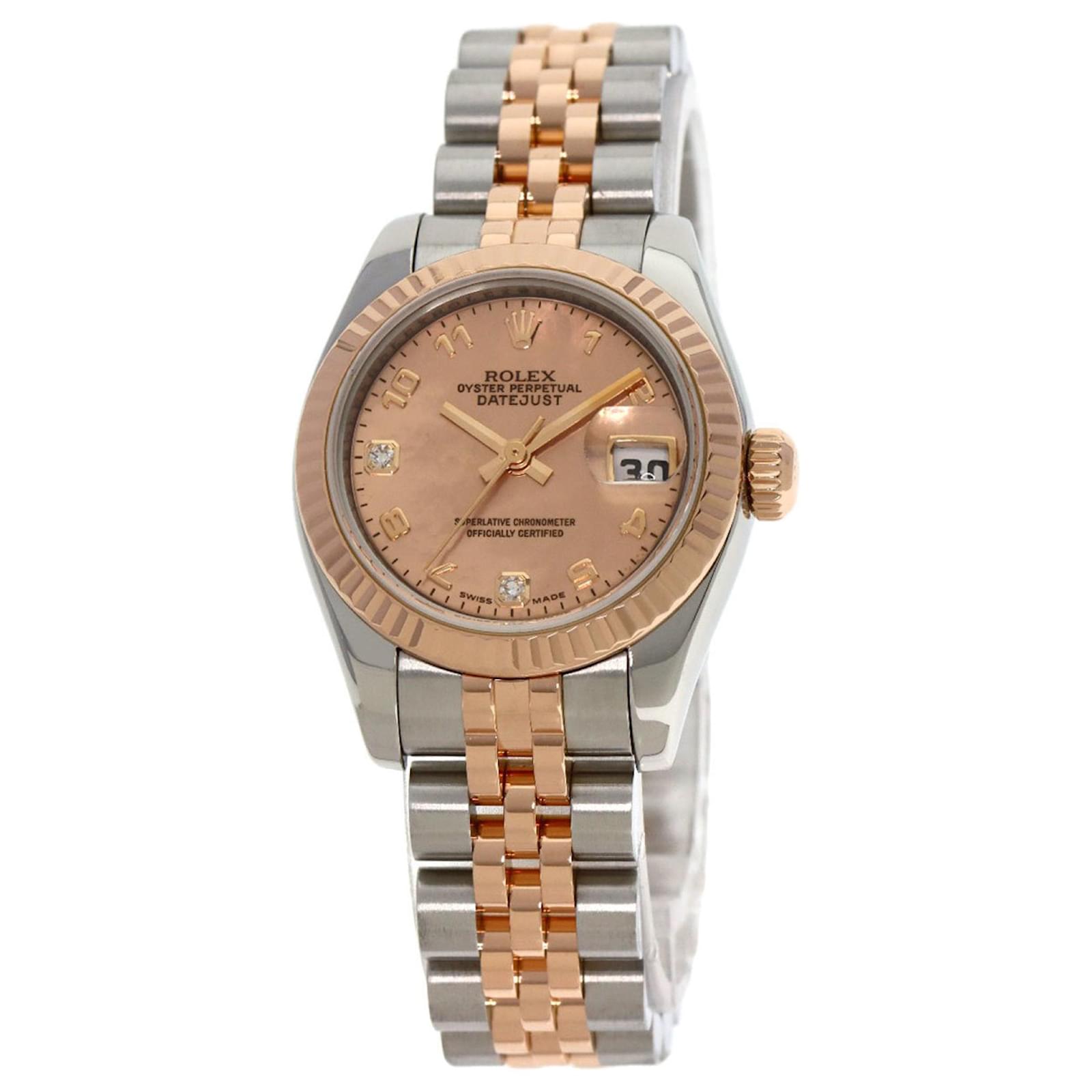 Rolex Datejust 2P Diamond Gold Dust Watch ref.1510402 - Joli Closet