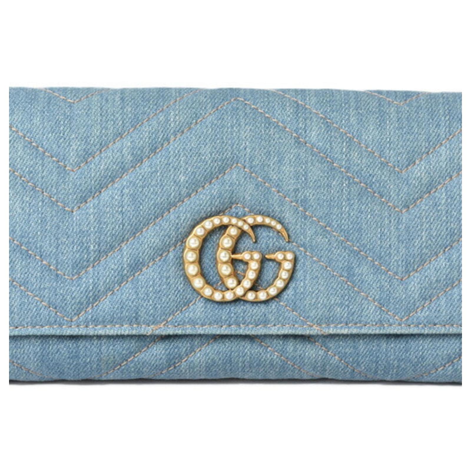 Gucci Long Wallet in Denim ref.1510738 - Joli Closet