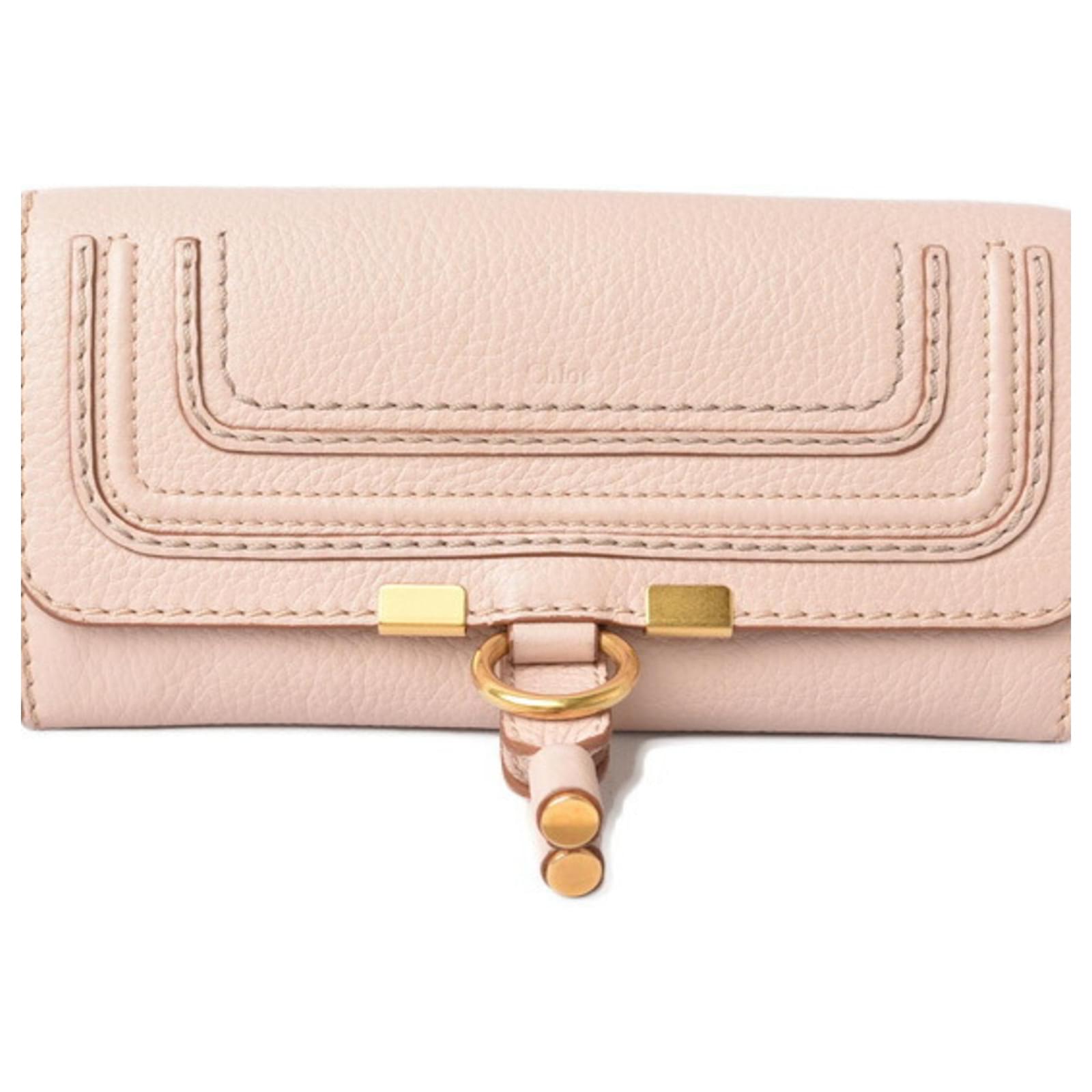Chloé Long Wallet in Pale Blush Pink Leather ref.1510753 - Joli Closet