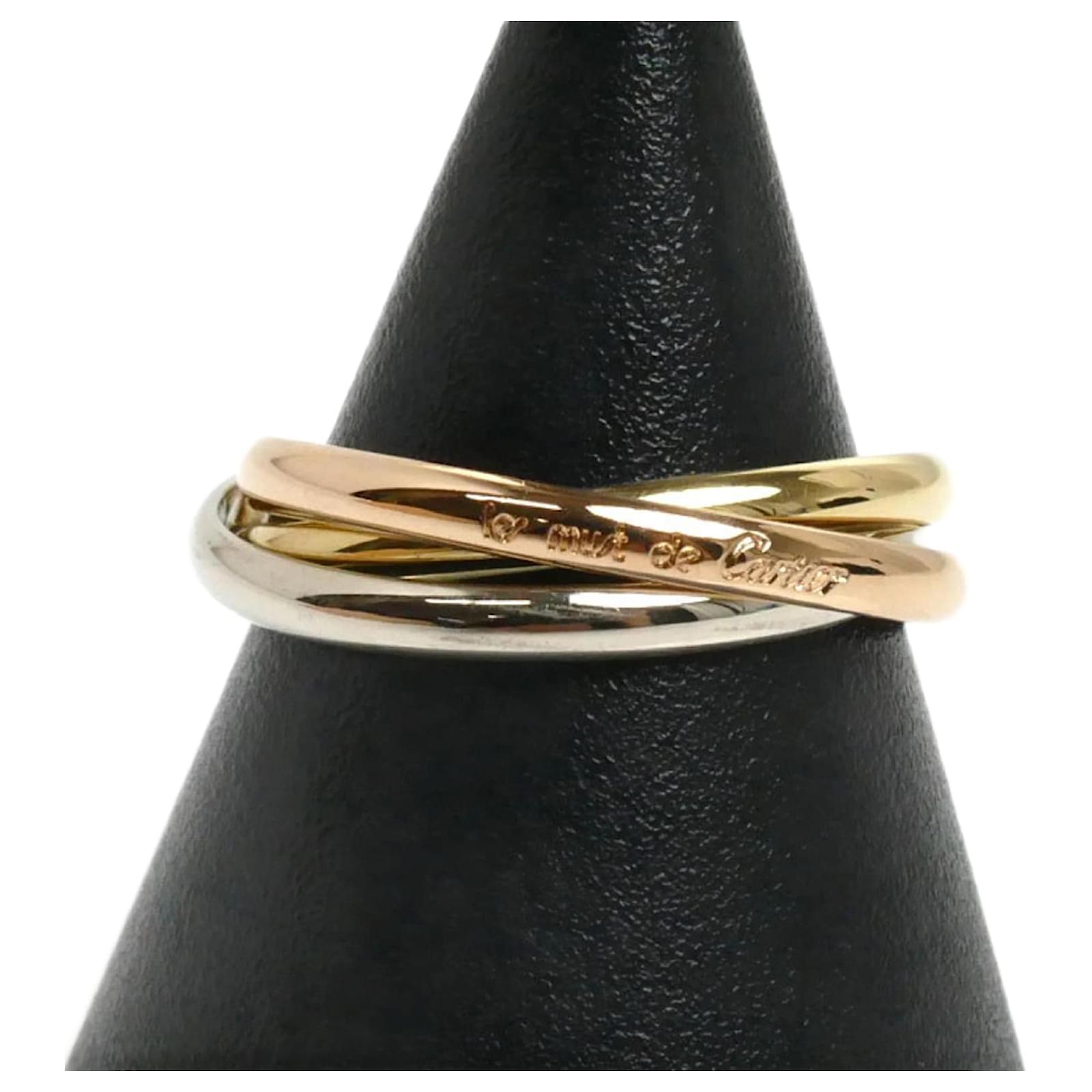 Cartier Trinity XS Ring WeiBgold Gelbes Gold Rosegold ref.1514680 Joli Closet