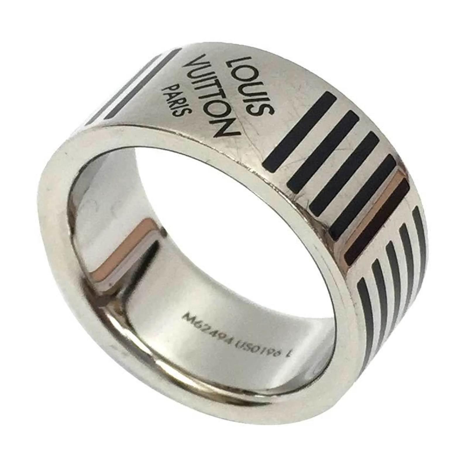 Berg Damier Farbenring Louis Vuitton Silber Metall ref.1515801 Joli Closet