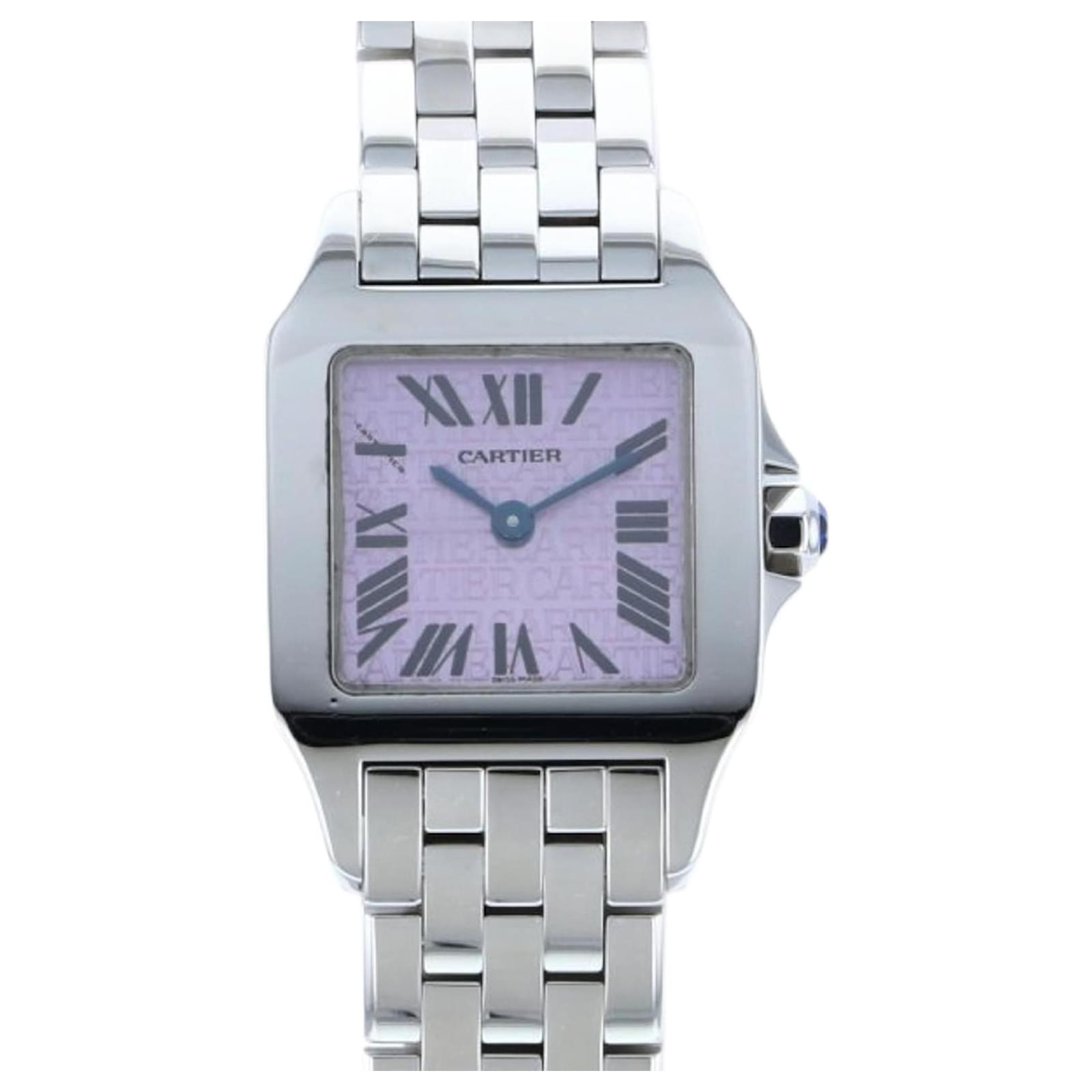 Cartier Santos Demoiselle Purple Dial Wristwatch ref.1516483 - Joli Closet
