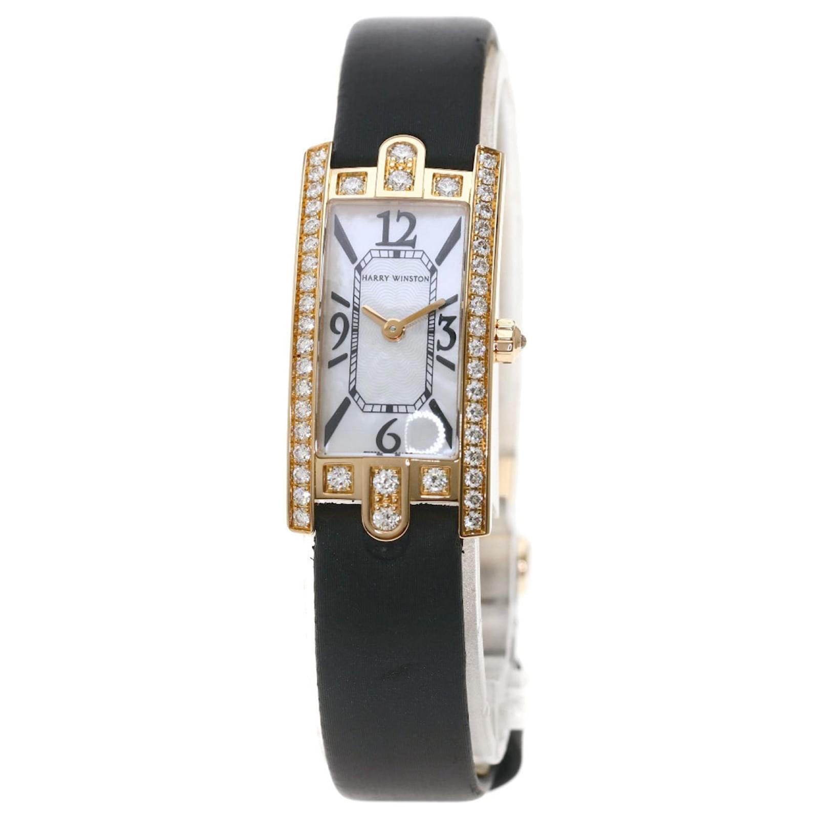 Harry Winston Avenue C Mini Diamond Bezel Watch ref.1516689 - Joli Closet