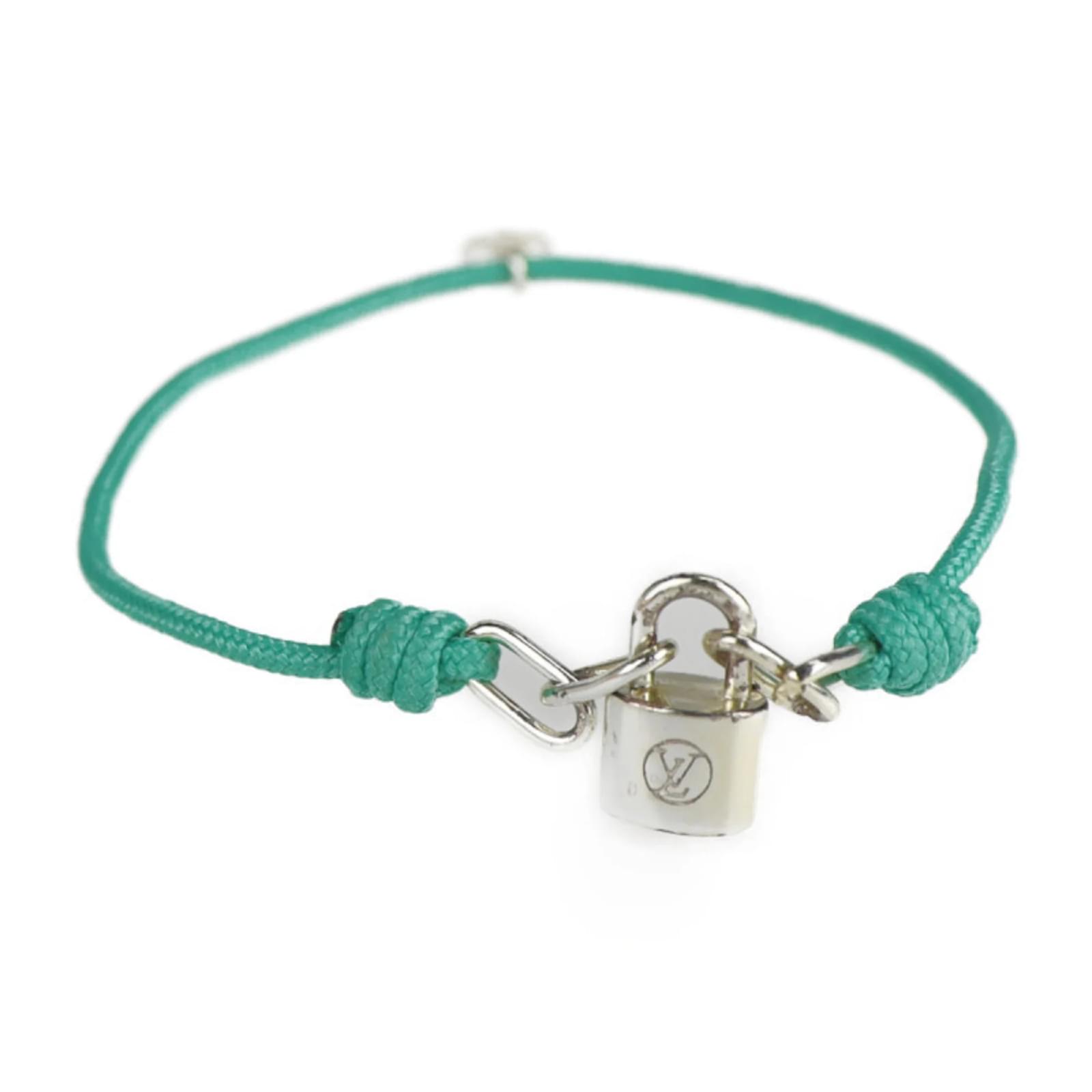 Bracciale Silver Lockit UNICEF Brasserie Louis Vuitton Verde Argento ref.1517036 Joli Closet