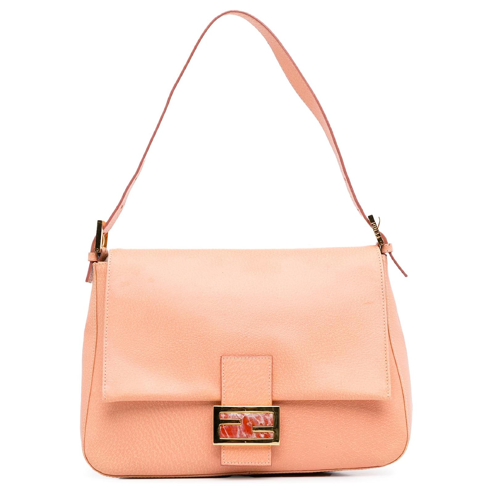 Fendi Orange Leather Mamma Forever Pony-style calfskin ref.1518837 ...