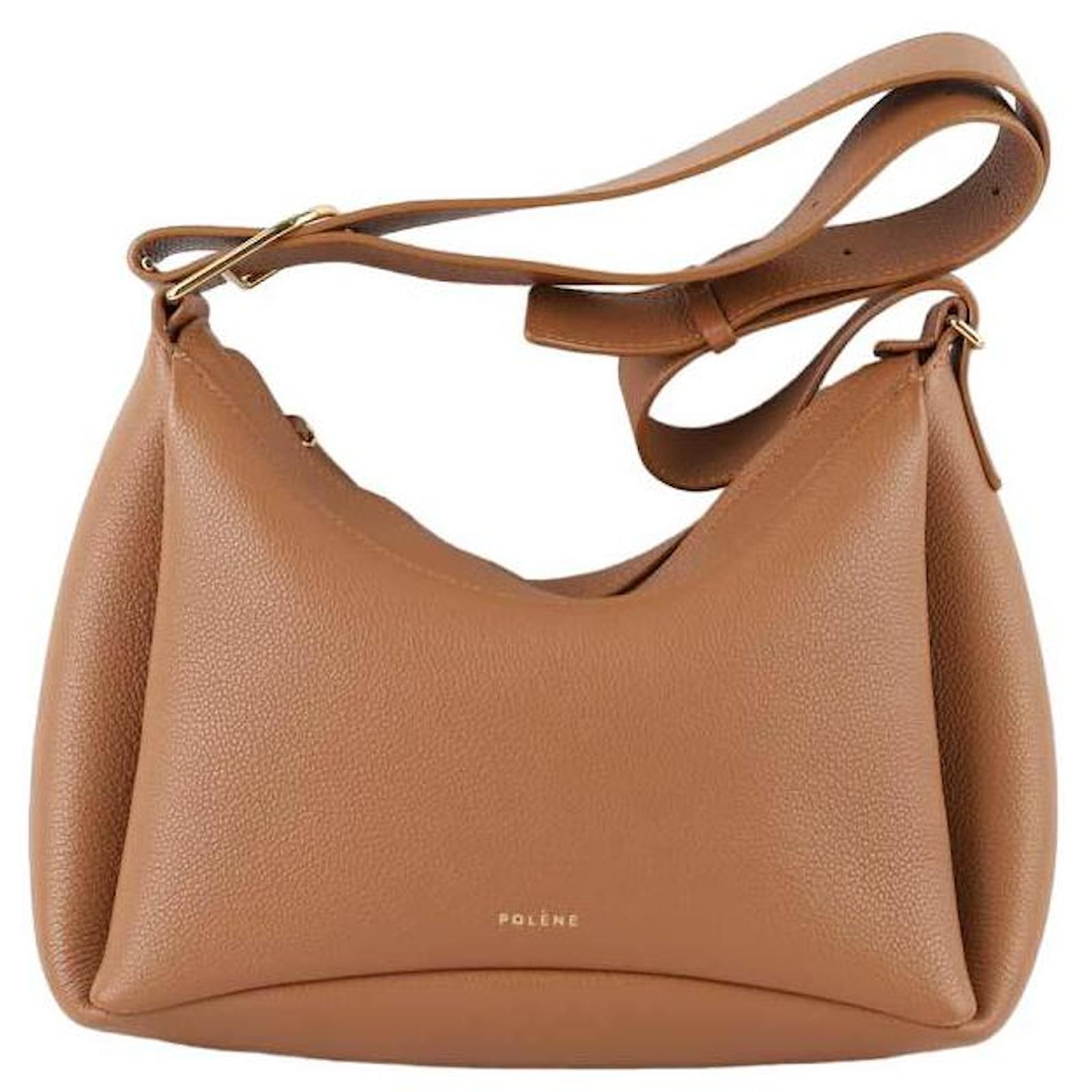 Polène Leather handbag Brown ref.1522963 - Joli Closet