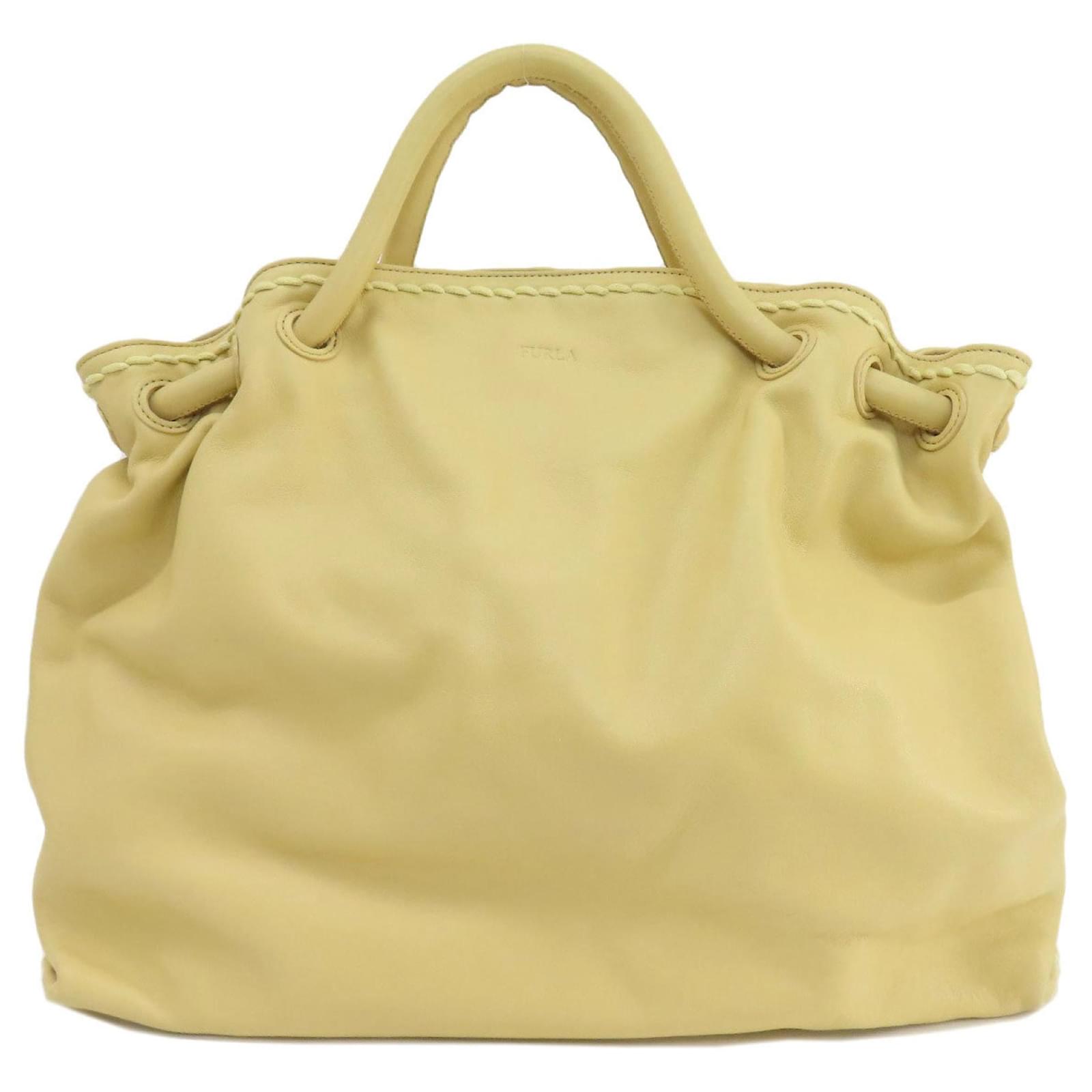 Furla Yellow Leather ref.1528384 - Joli Closet