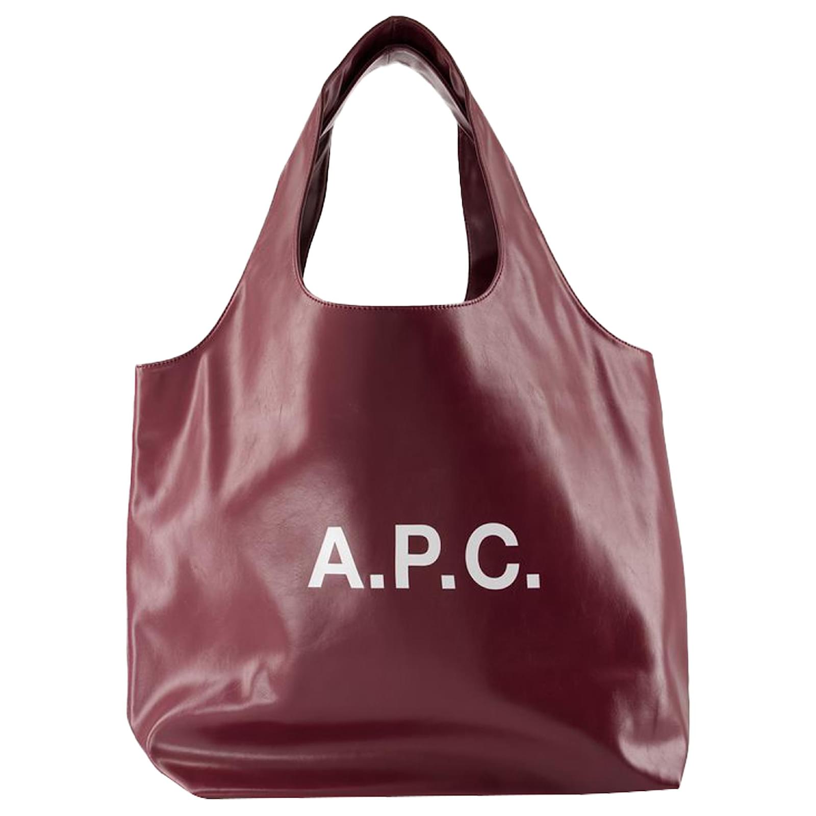 Apc Ninon Shopper Bag - A.P.C. - Synthetic - Burgundy Red Dark red ref ...