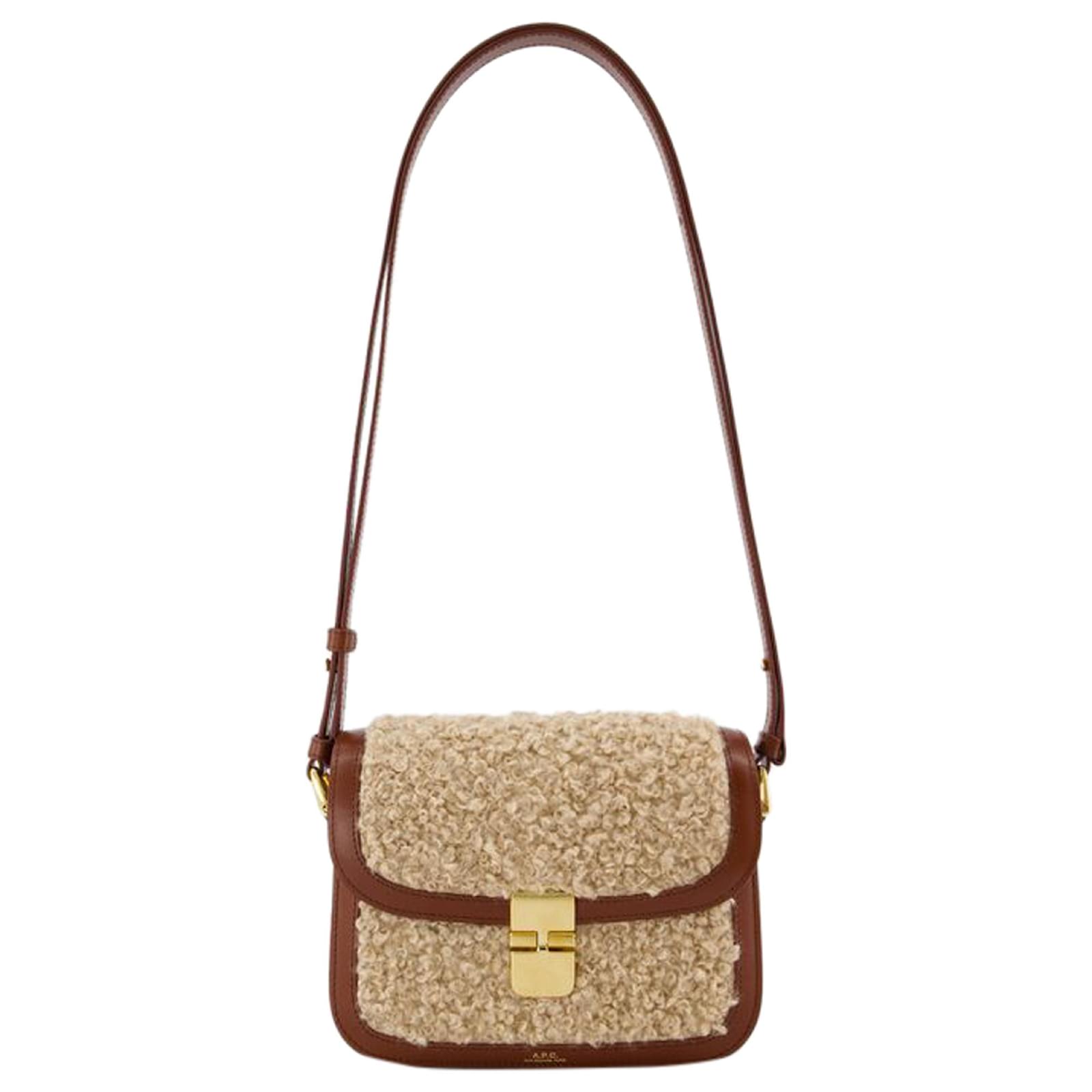 Apc Grace Small Crossbody - A.P.C. - Synthetic - Hazelnut Brown ref ...