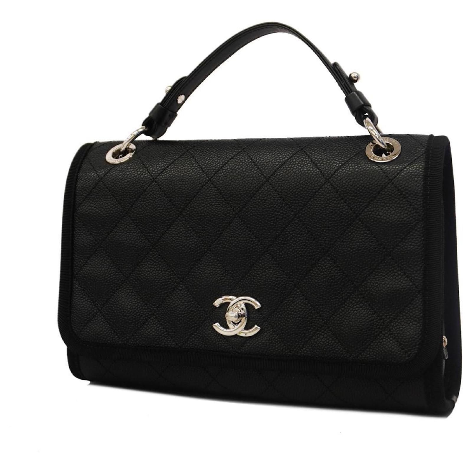 Chanel Matelasse Caviar Leather Handbag Black ref.1533848 - Joli Closet