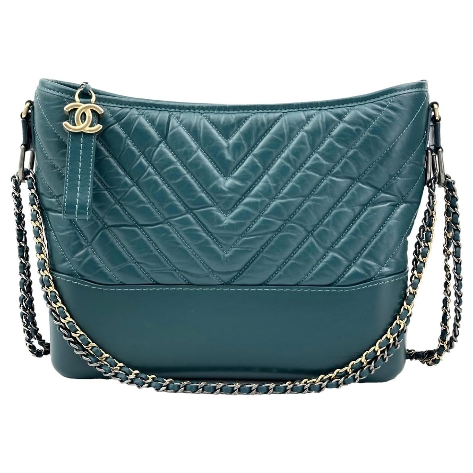 Chanel Gabrielle Green Leather ref.1537077 - Joli Closet