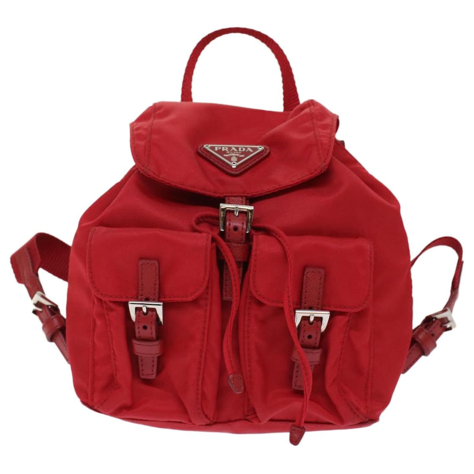 PRADA ReNylon Backpack Red ref.1537587 - Joli Closet